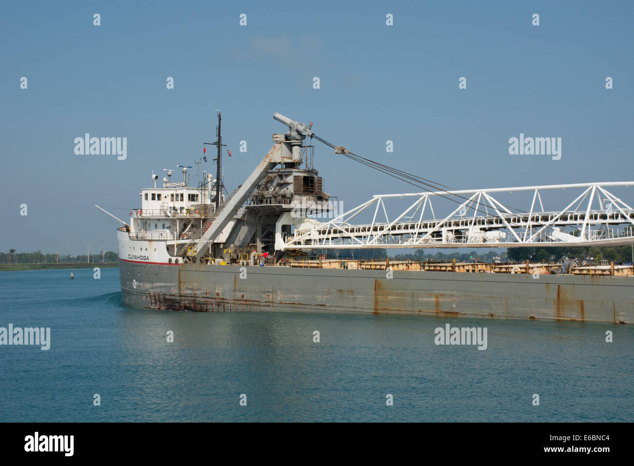 Michigan, le lac Sainte-Claire. Lac d'eau douce dans le système des ...