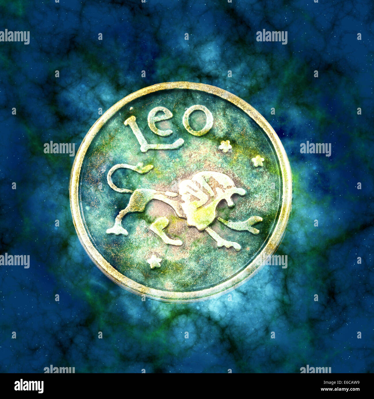 Lion sign of the zodiac Banque de photographies et d’images à haute ...