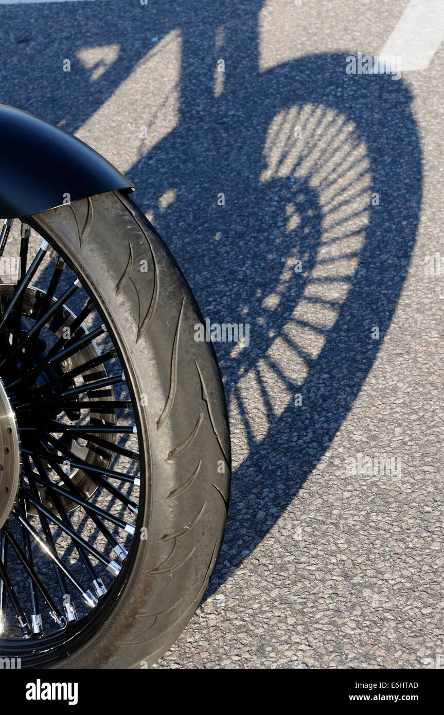 Motorcycle wheel Banque de photographies et d’images à haute résolution ...