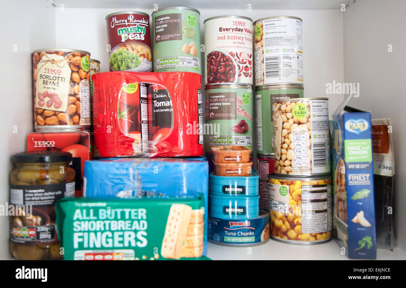 Tinned food Banque de photographies et d’images à haute résolution - Alamy