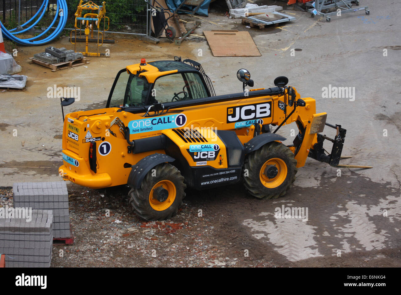 Jcb digger Banque de photographies et d’images à haute résolution - Alamy