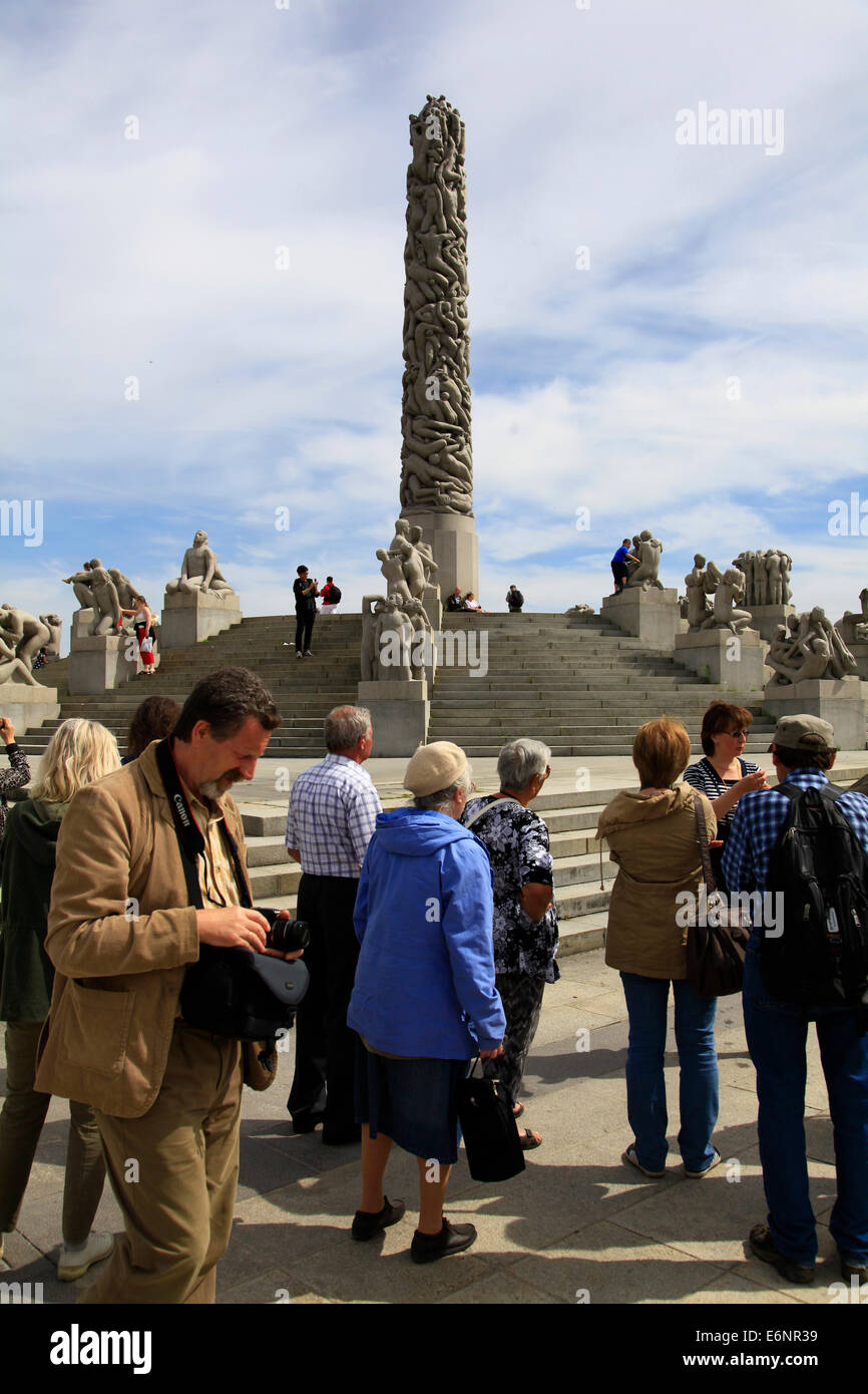 Vigelandpark parc de sculptures de vigeland Banque de photographies et ...