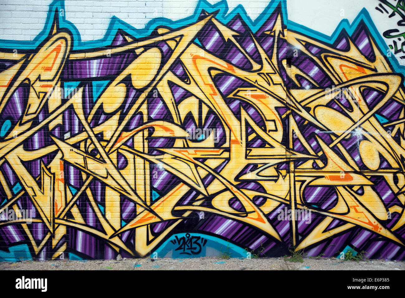 Mur de graffiti de vandalisme Banque de photographies et d’images à ...