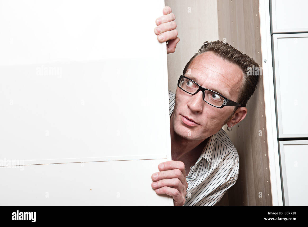 Bonhomme blanc perplexe Banque de photographies et d’images à haute ...