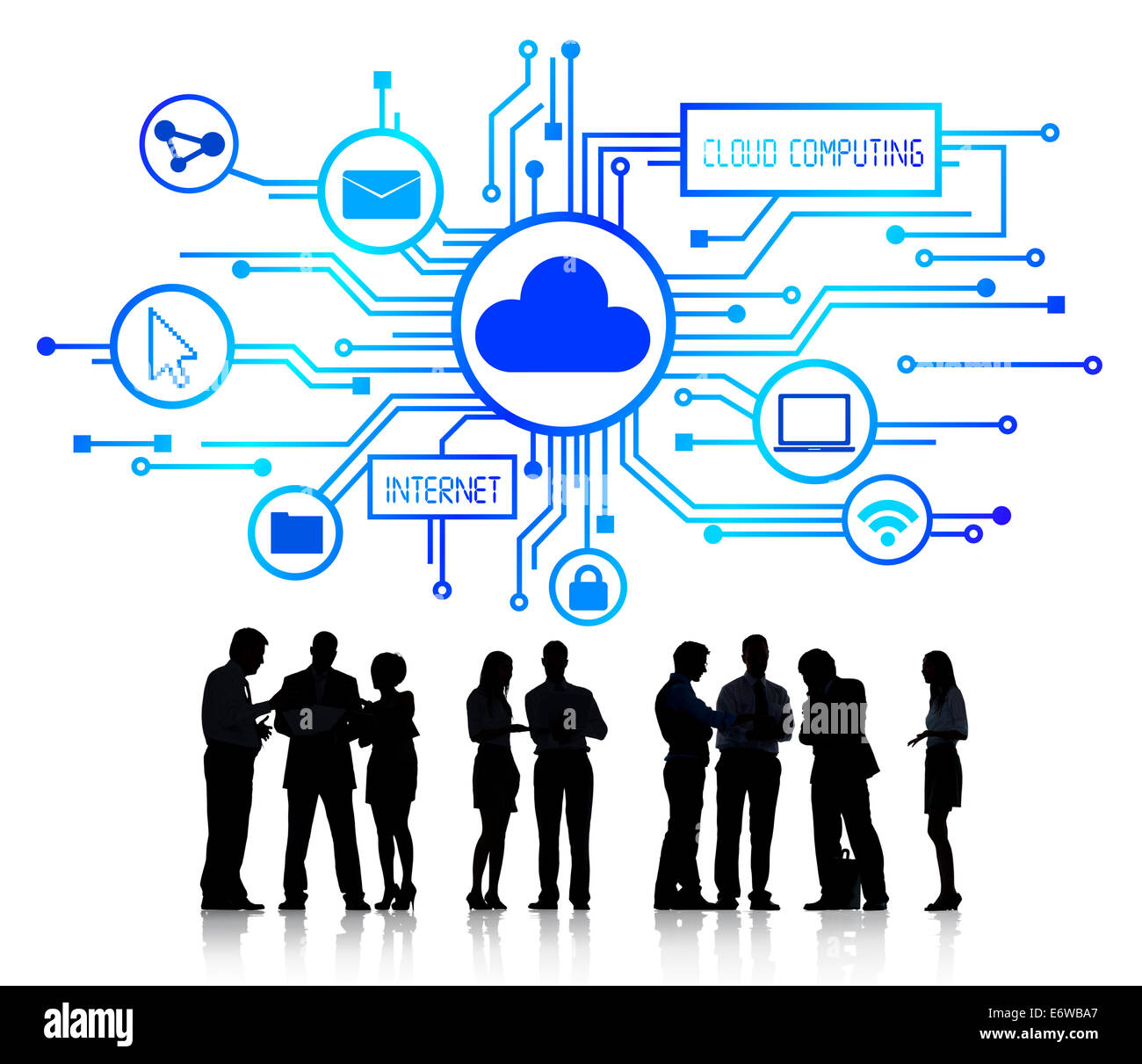 Infographie En Nuage Informatique Banque d'images détourées - Alamy
