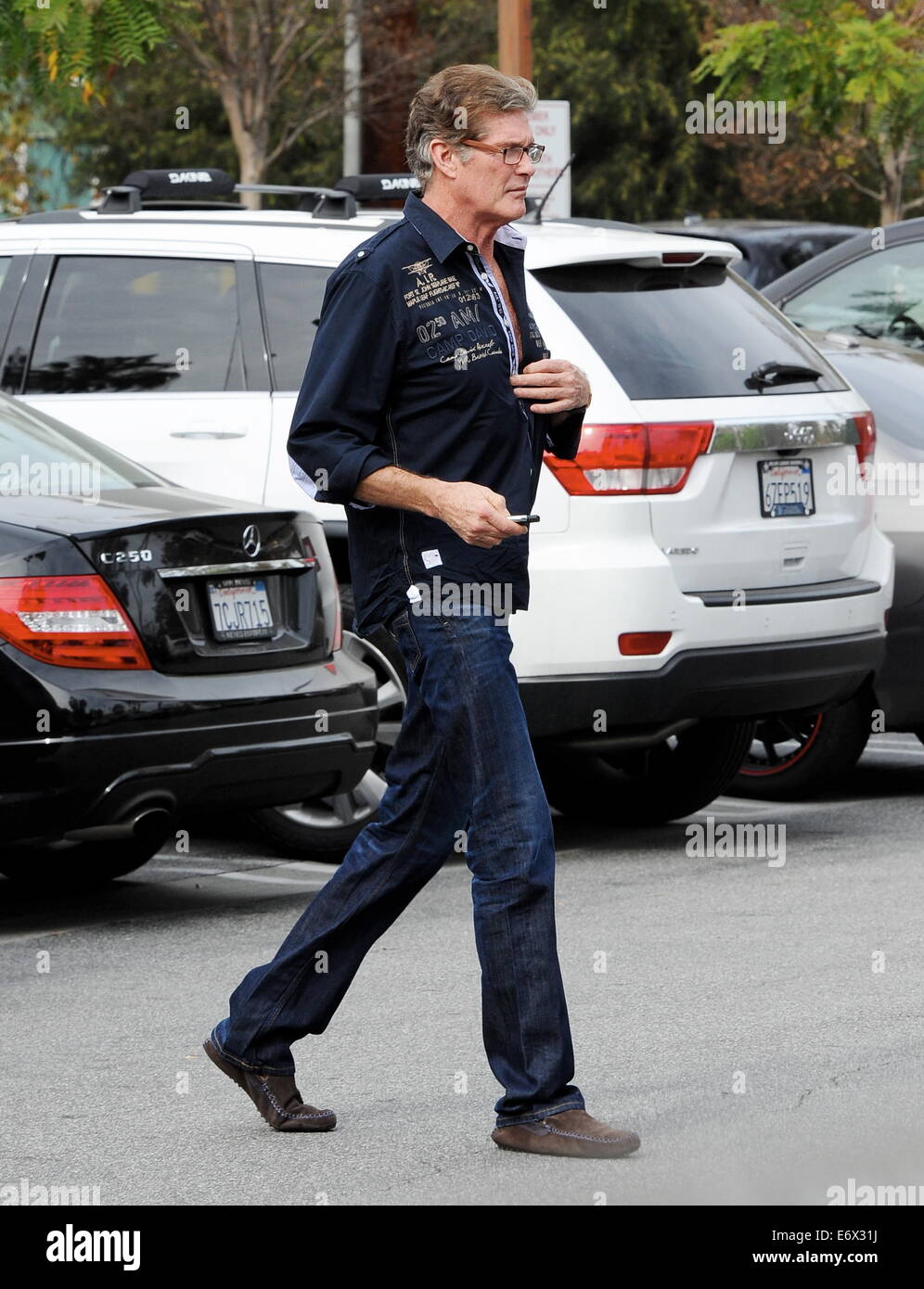 Ancien 'Baywatch' star David Hasselhoff montre un tonique physique à l ...