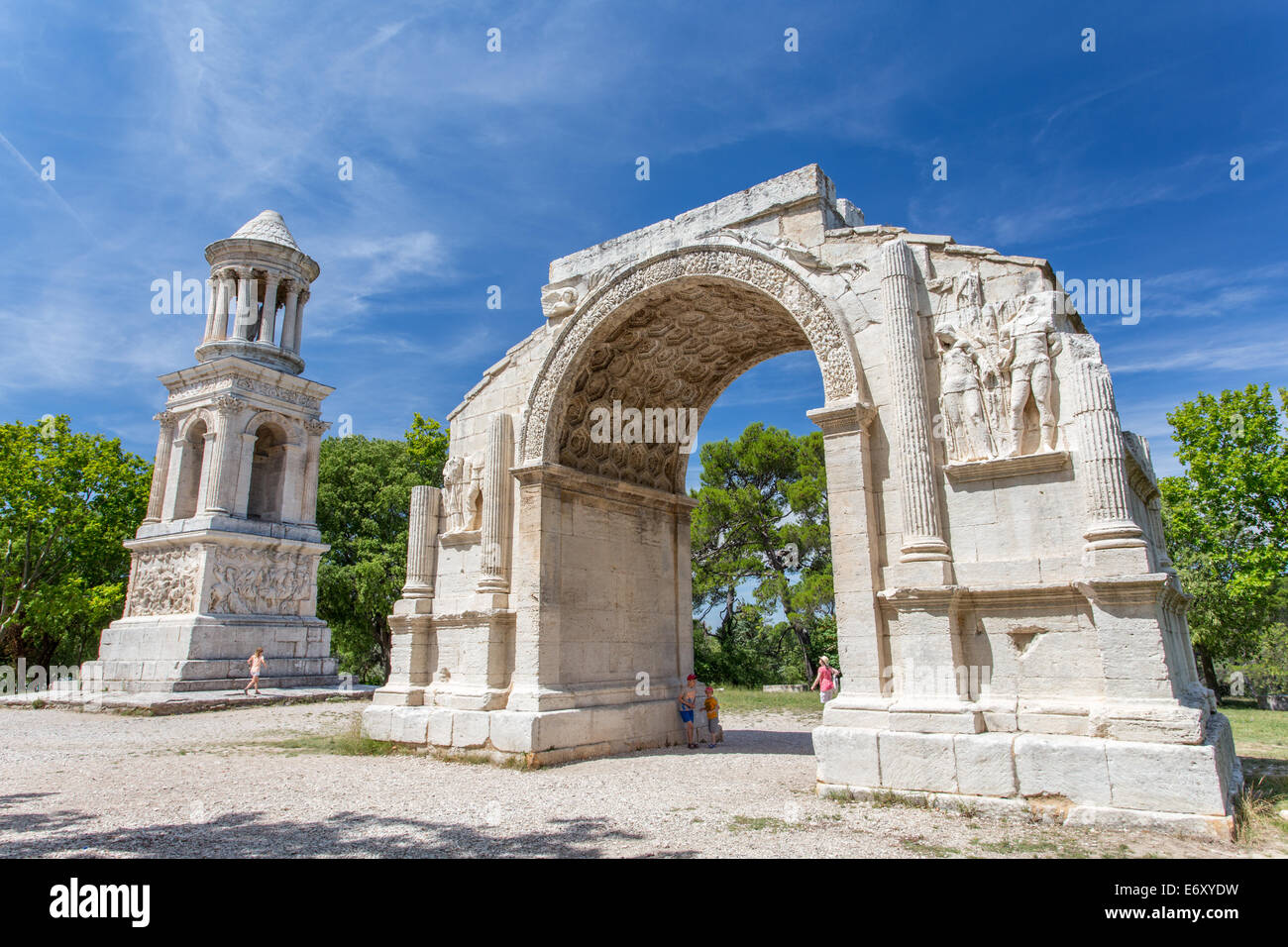 L'arc de triomphe de glanum Banque de photographies et d’images à haute ...