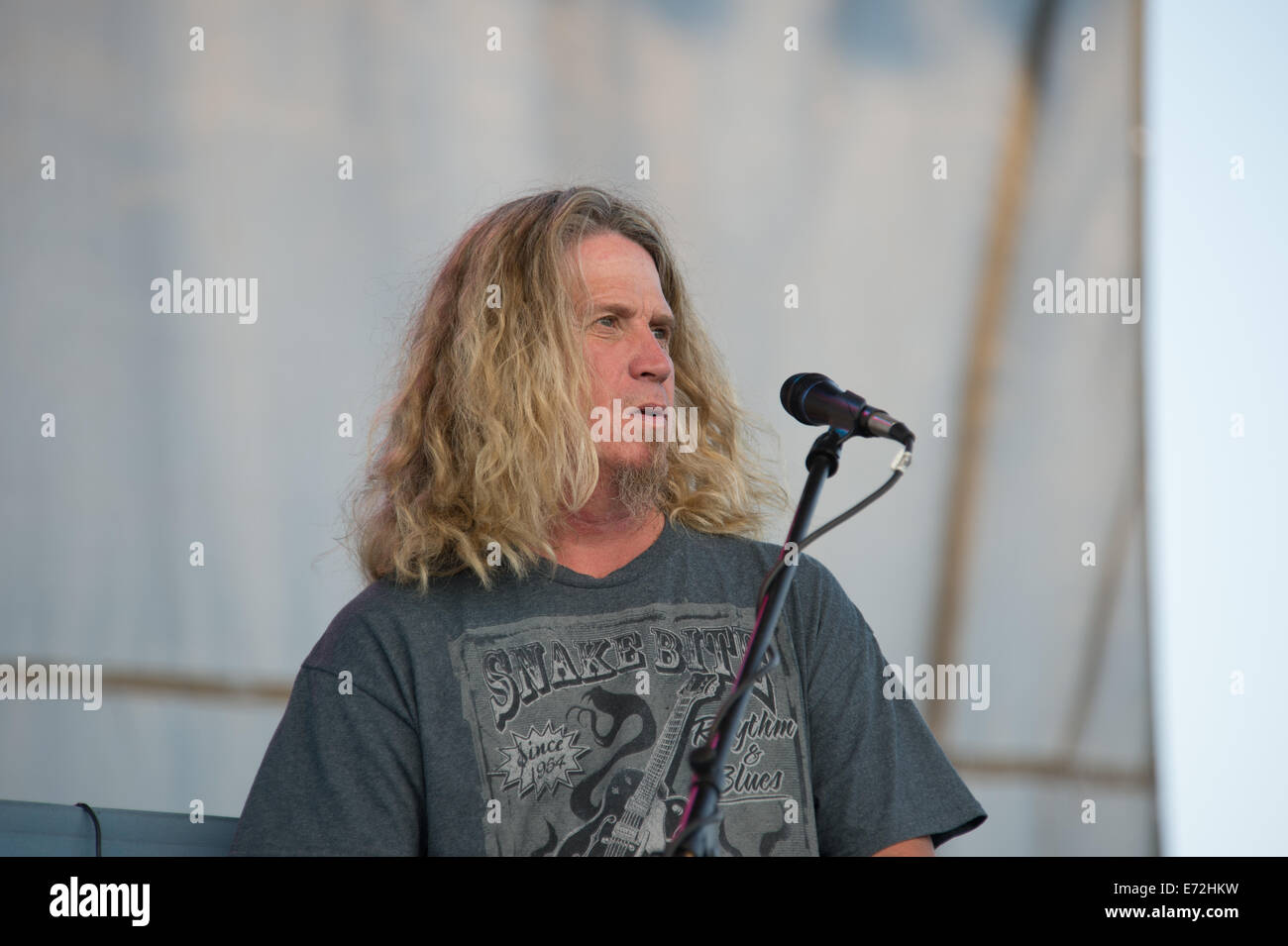 LINCOLN, CA - août 09 : Bobby Capps de 38 Special effectue à Thunder ...