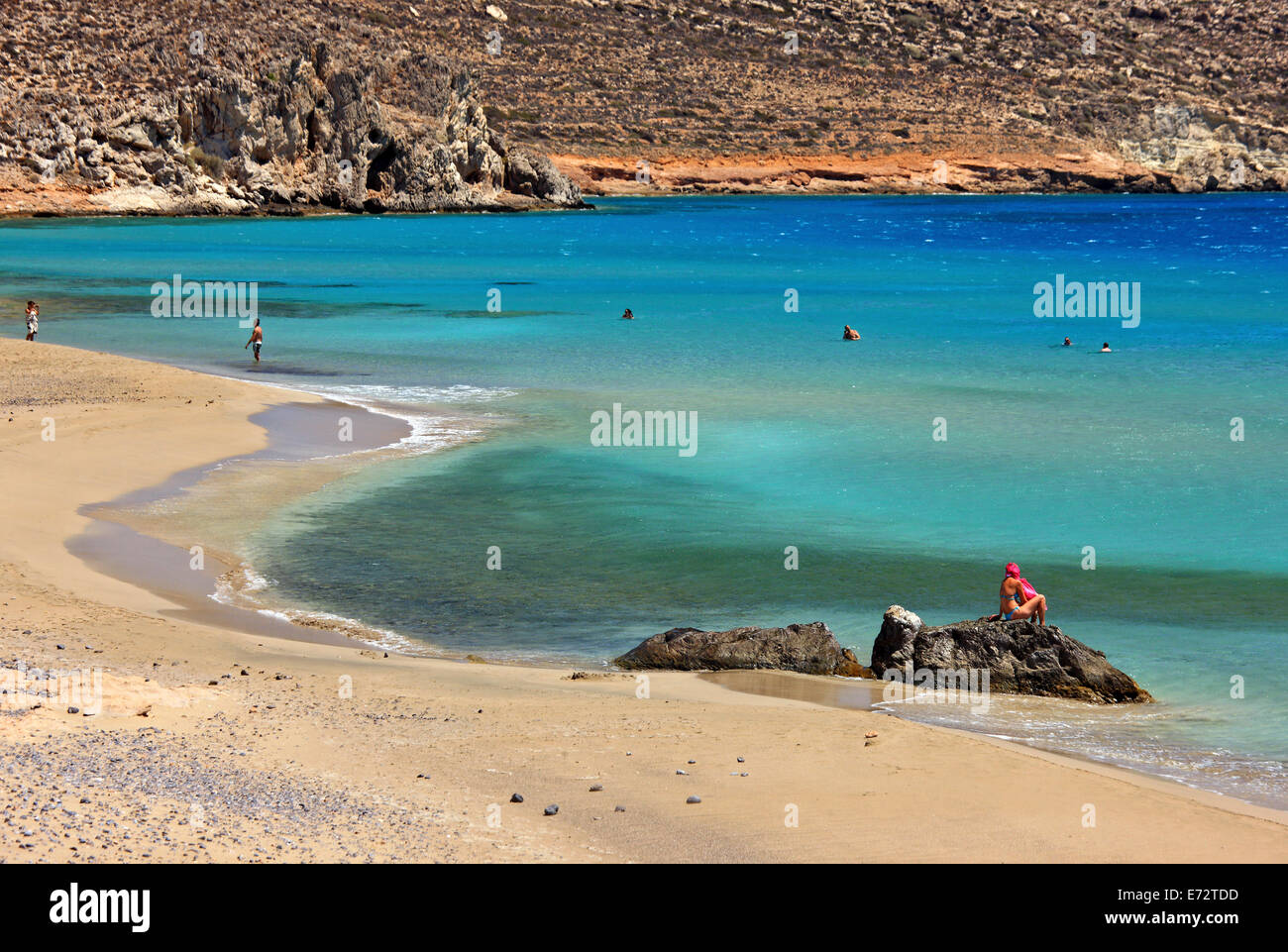Belles plages de crete Banque de photographies et d’images à haute ...
