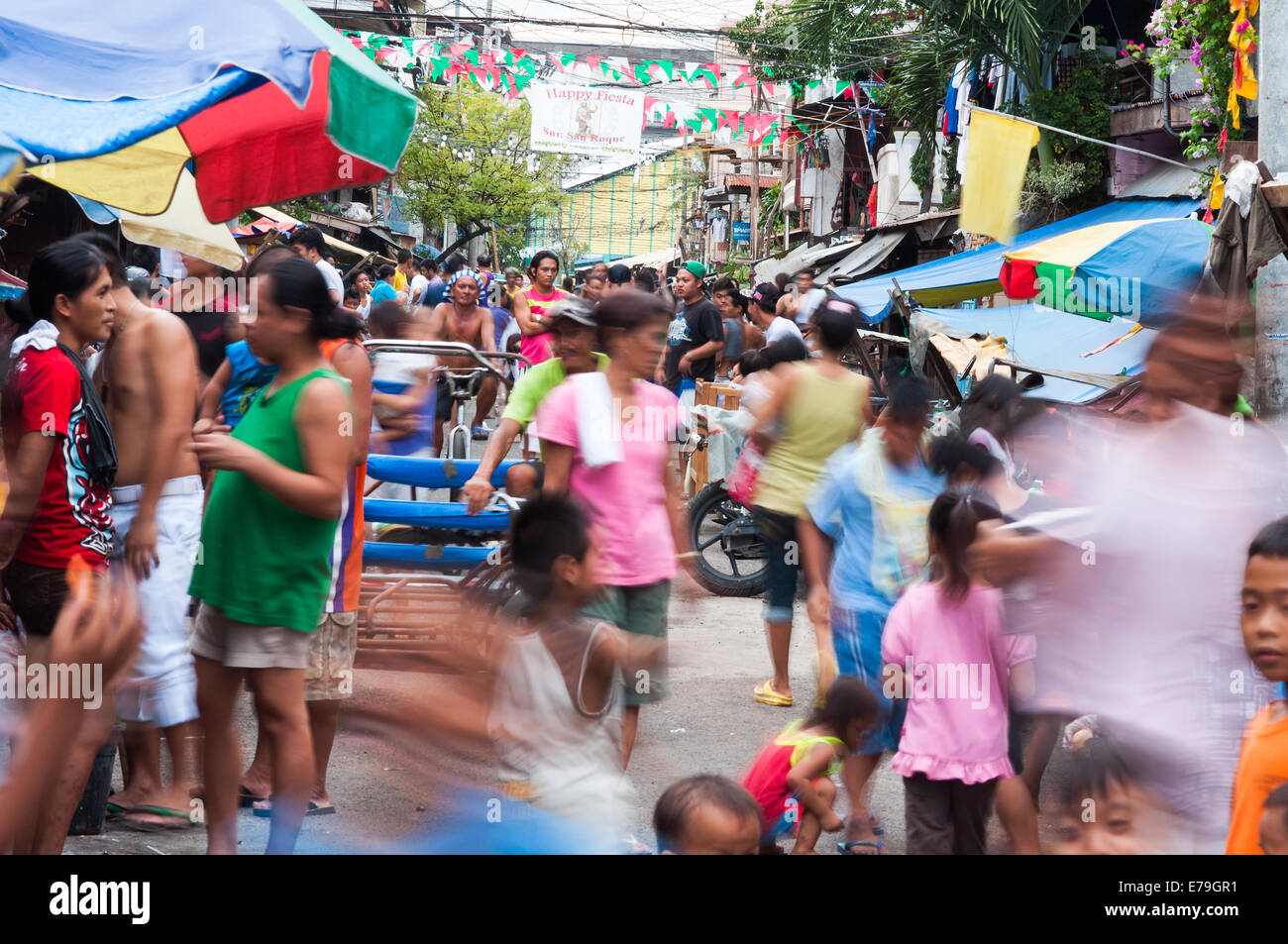 Scène de rue, Barangay Pasil, Cebu City, Philippines Photo Stock - Alamy