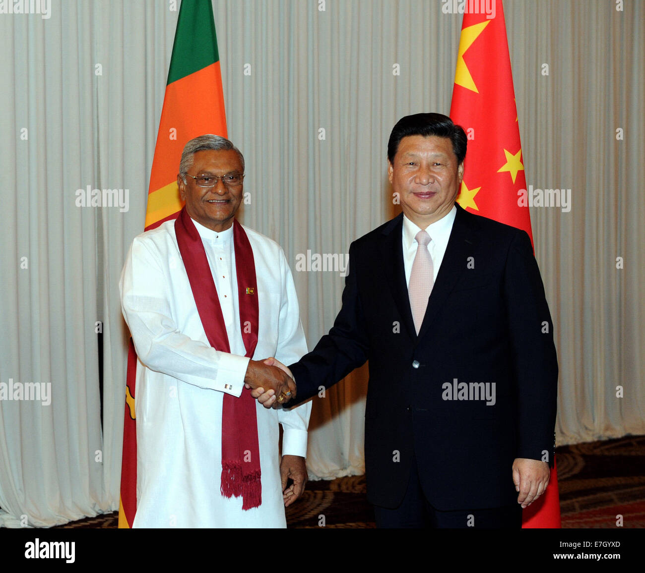 Chamal rajapaksa Banque de photographies et d’images à haute résolution ...