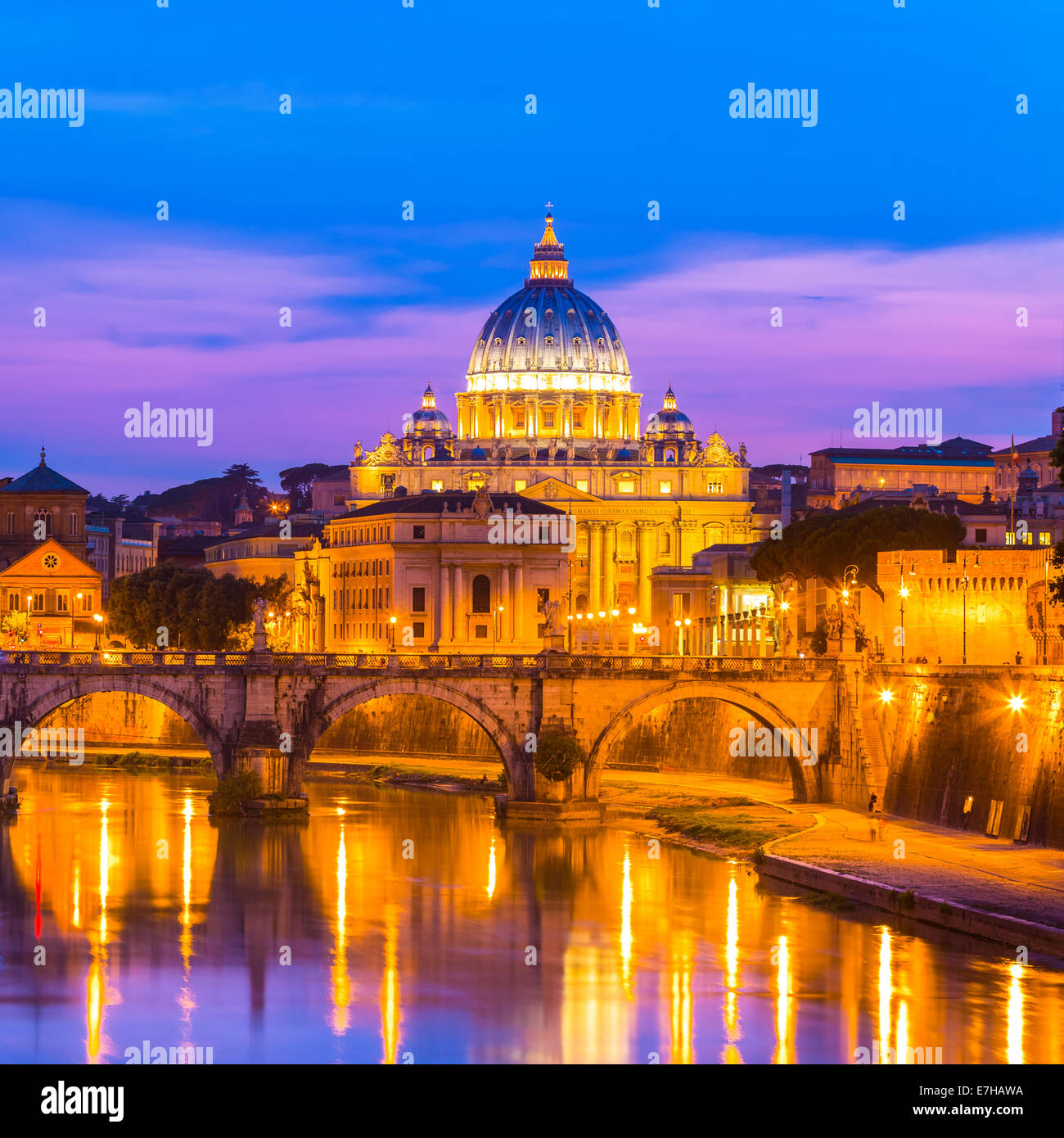 Basilique Saint Pierre Panoramique Banque d'image et photos - Alamy