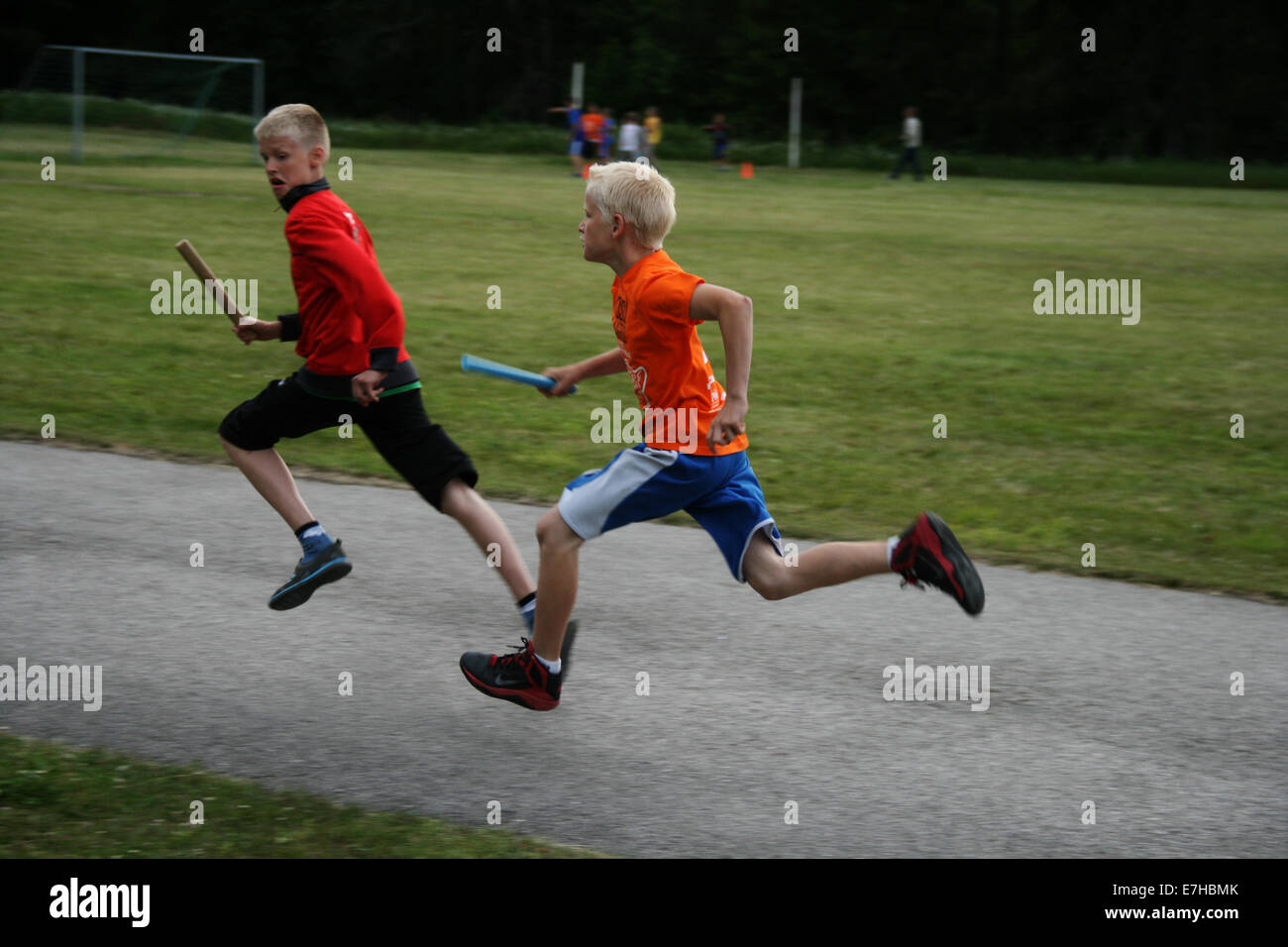 Courses relais Banque de photographies et d’images à haute résolution ...