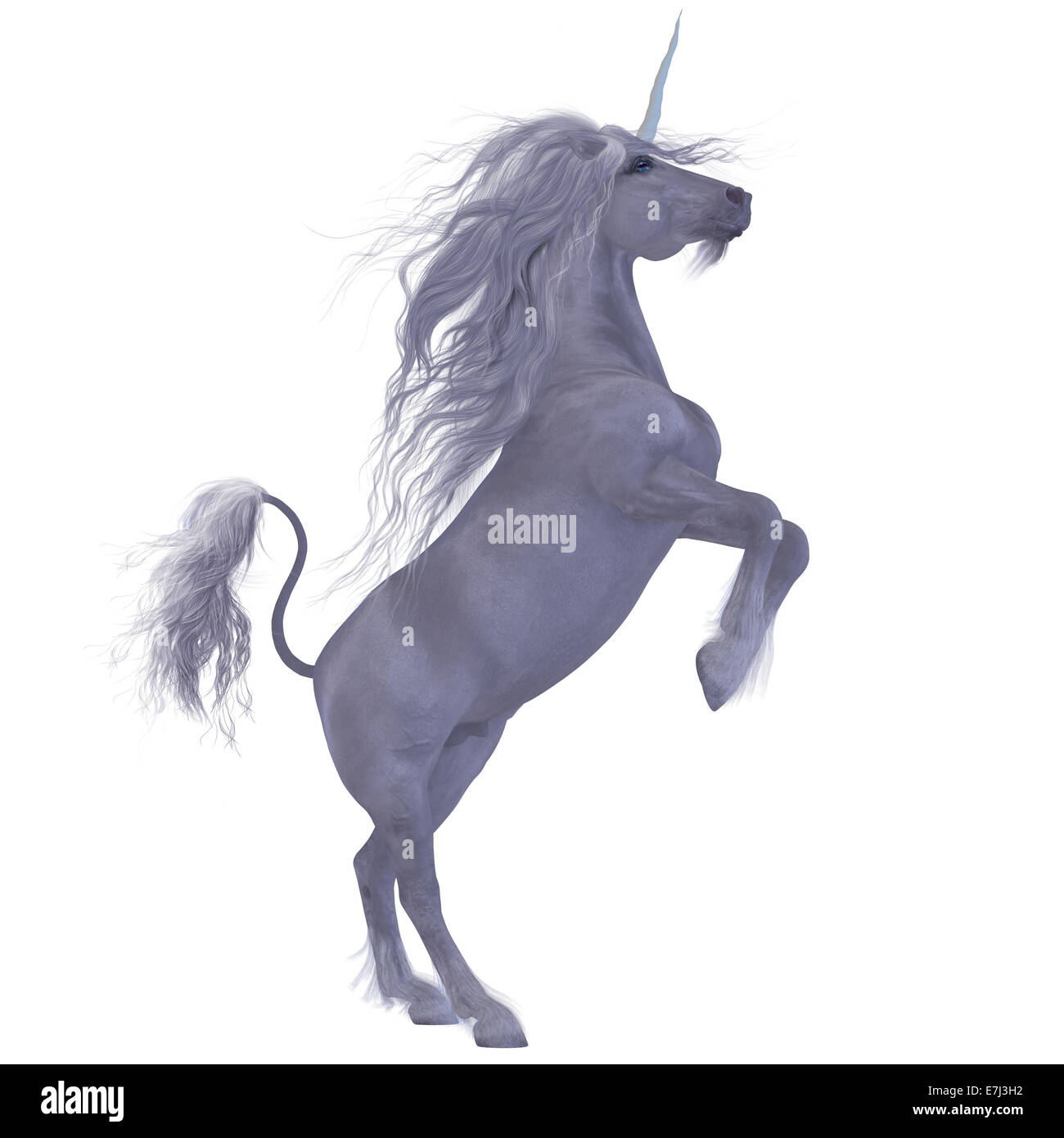 La Licorne est une créature mythologique avec le corps d'un cheval avec ...