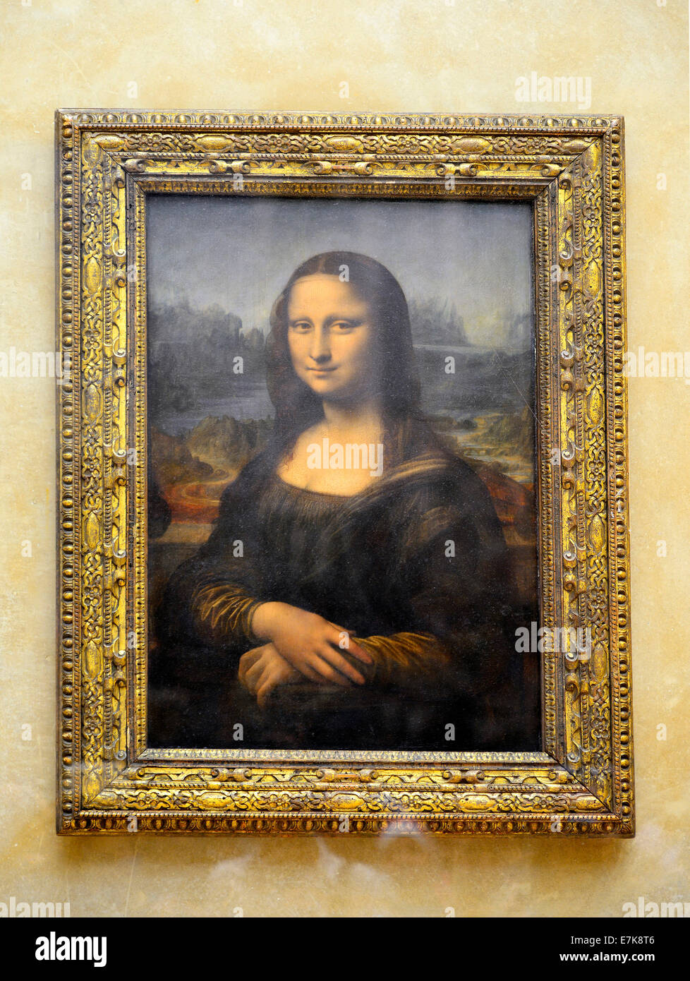 La peinture de La Joconde du Louvre Paris France Europe FR Ville ...