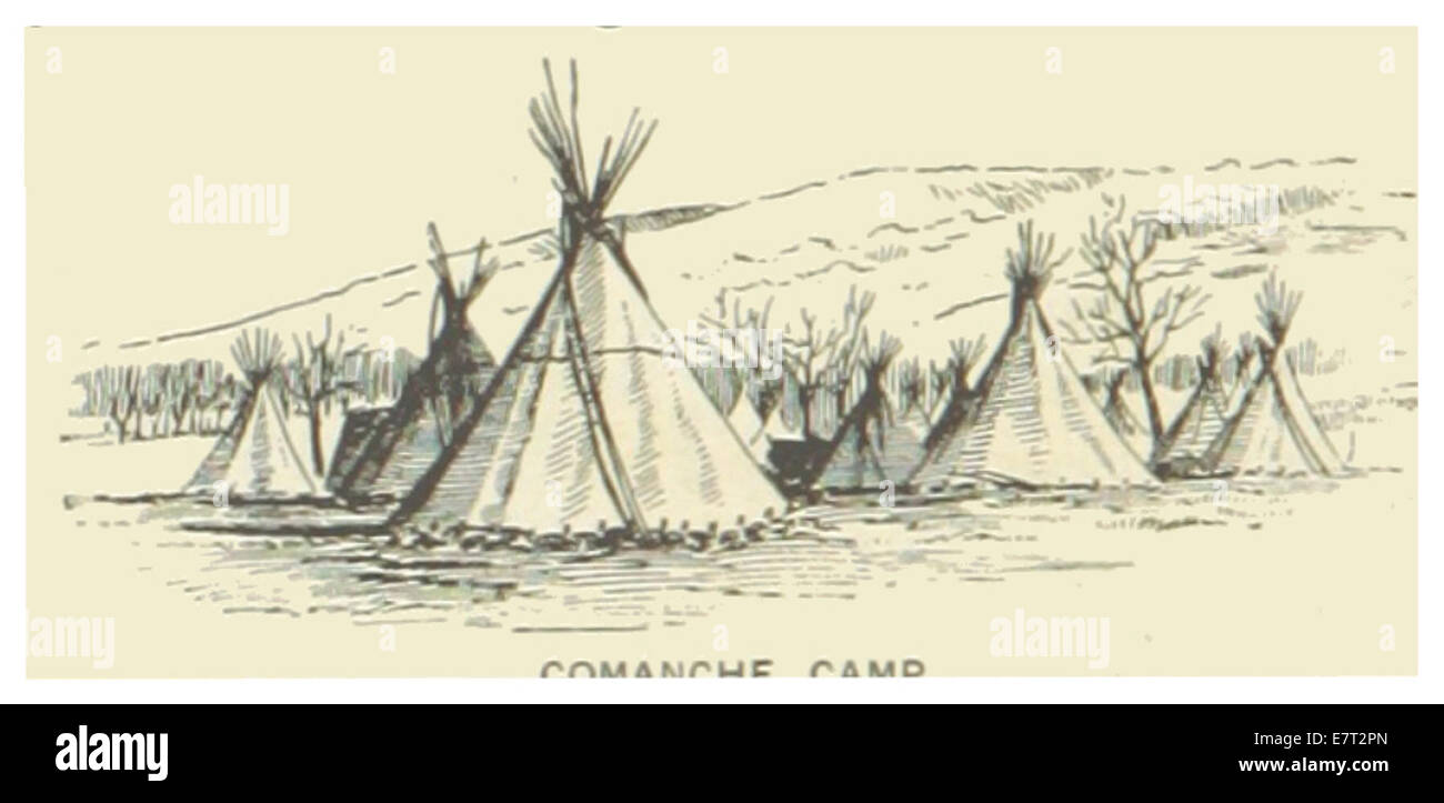 Carte des comanches Banque de photographies et d’images à haute ...