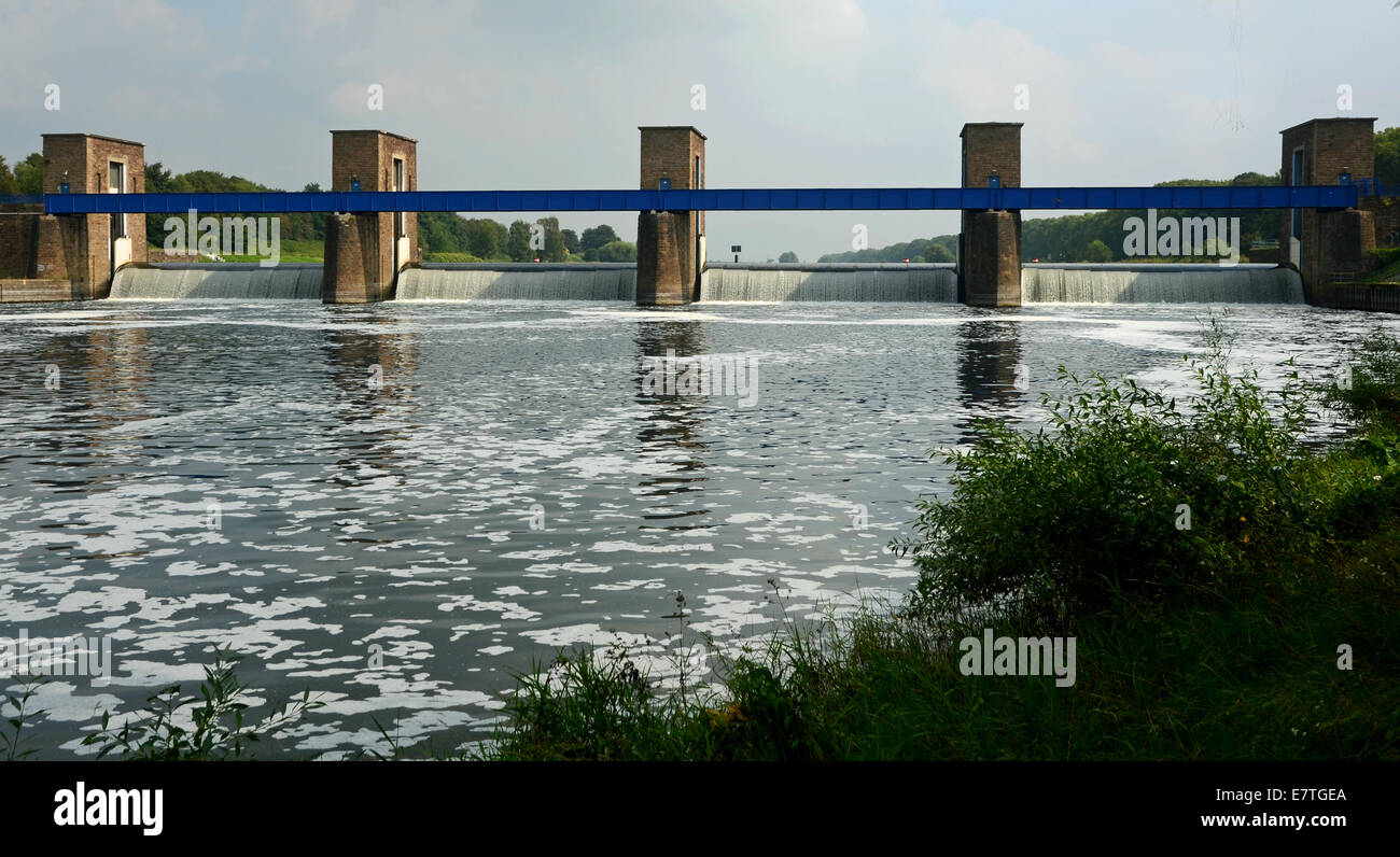 Embouchure de la ruhr dans le rhin Banque de photographies et d’images ...