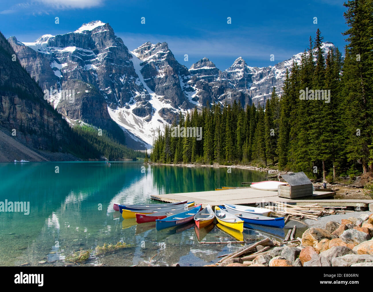 Parc national du lac banff Banque de photographies et d’images à haute ...