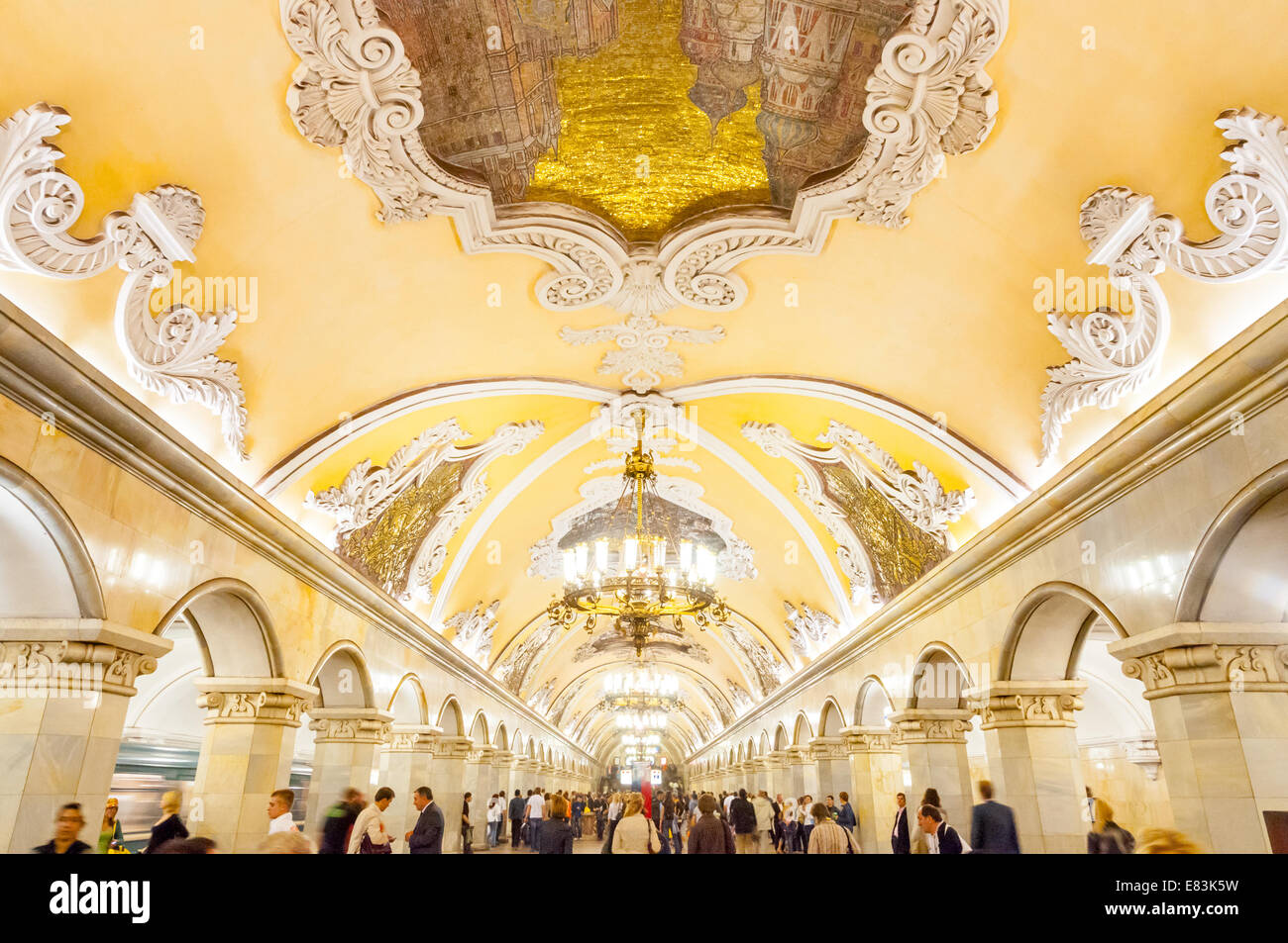 Moscow metro stations Banque de photographies et d’images à haute ...