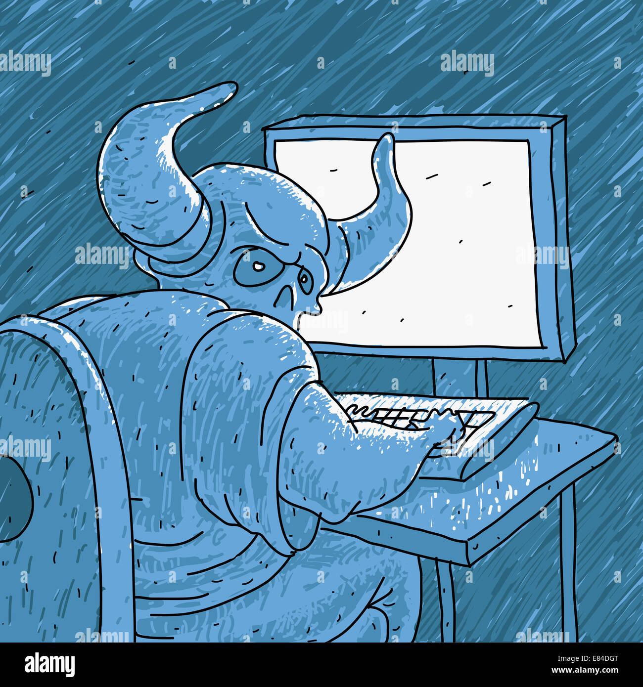 Maniac computer Banque de photographies et d’images à haute résolution ...