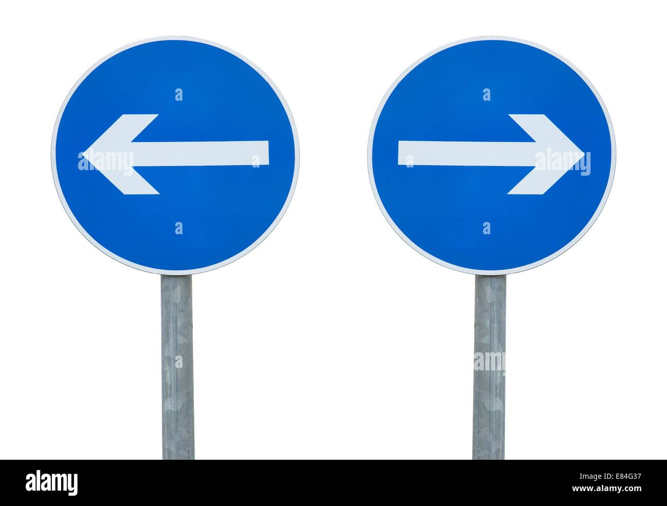 Panneau toutes directions Banque d'images détourées - Alamy