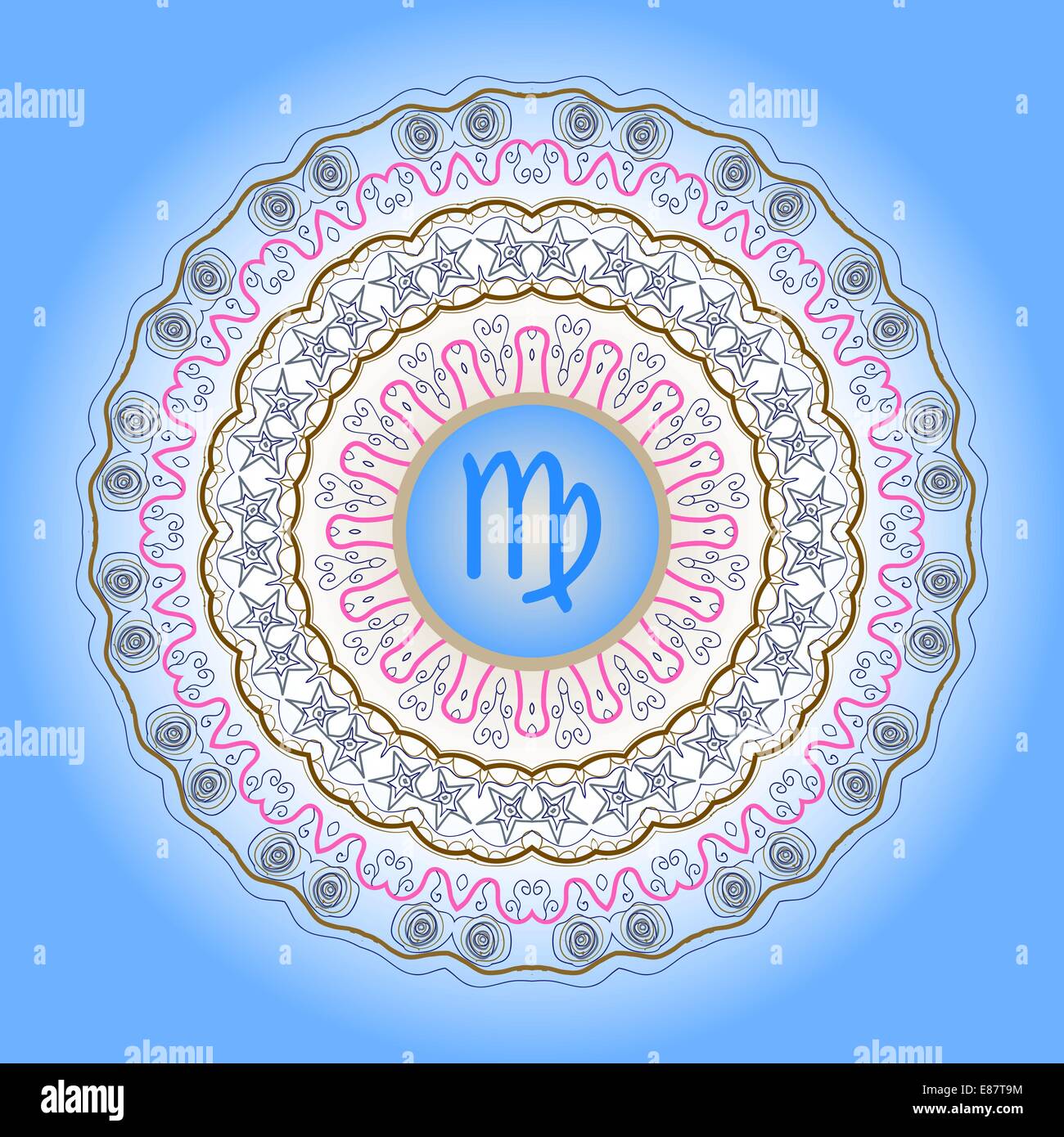 La constellation de la date vierge Banque d'images vectorielles - Alamy