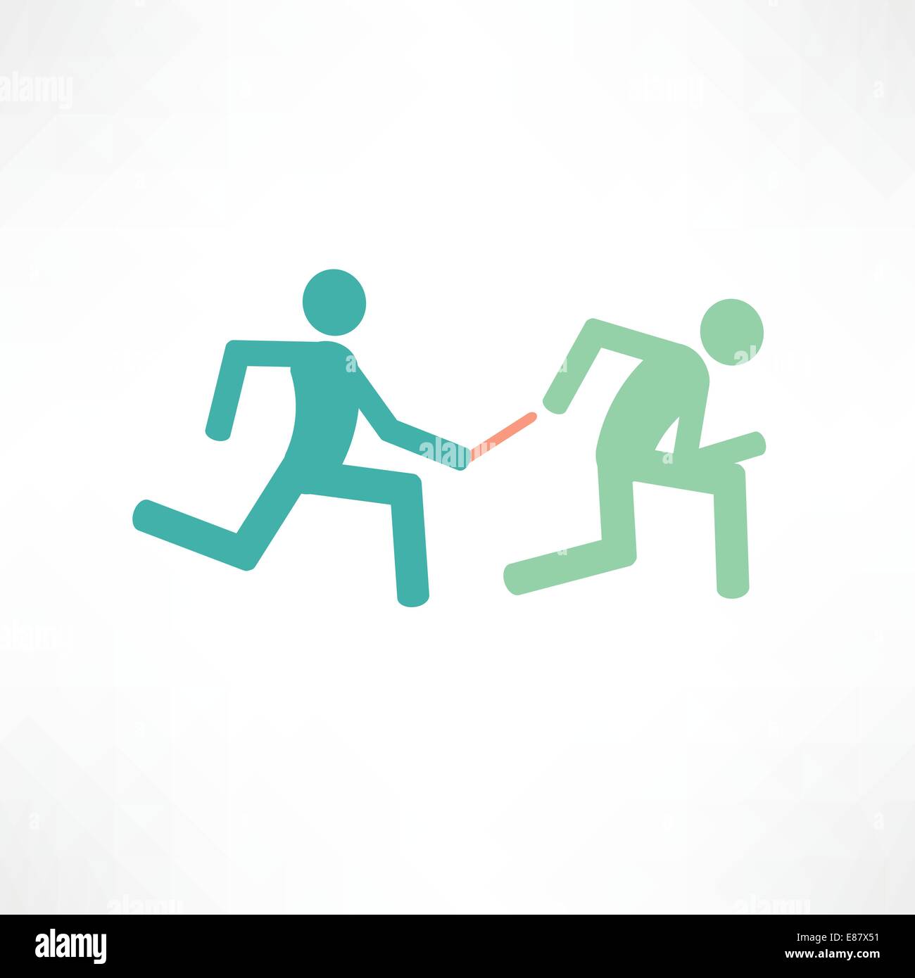 Relay race Banque d'images vectorielles - Alamy