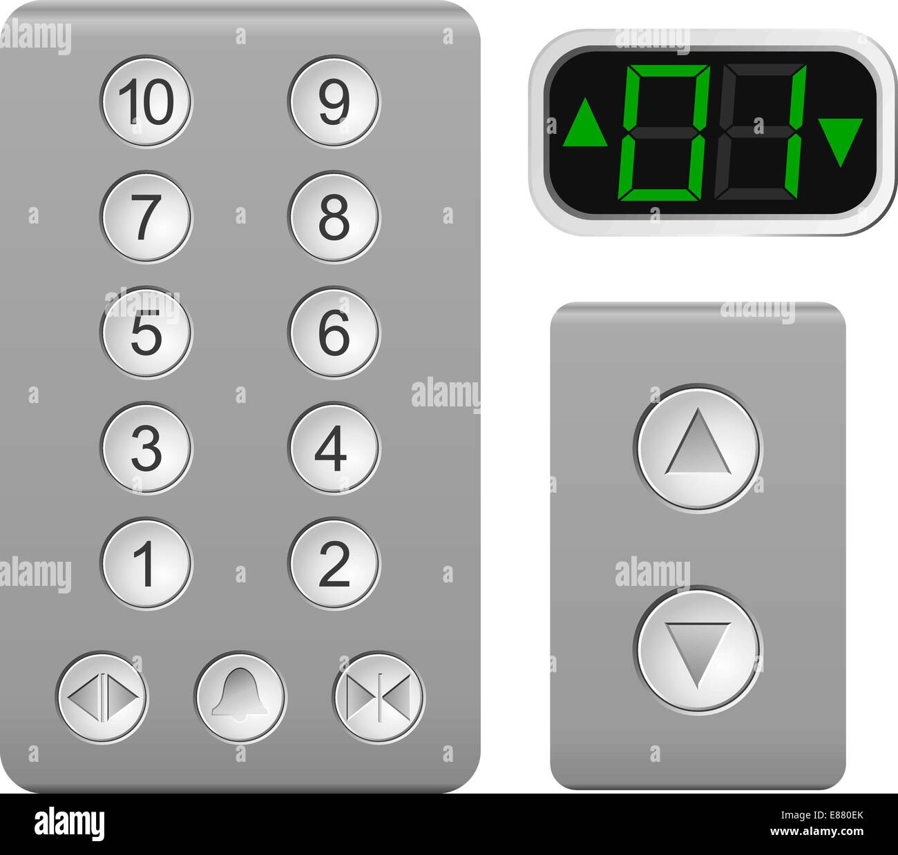 Pupitre de commande Banque d'images vectorielles - Alamy