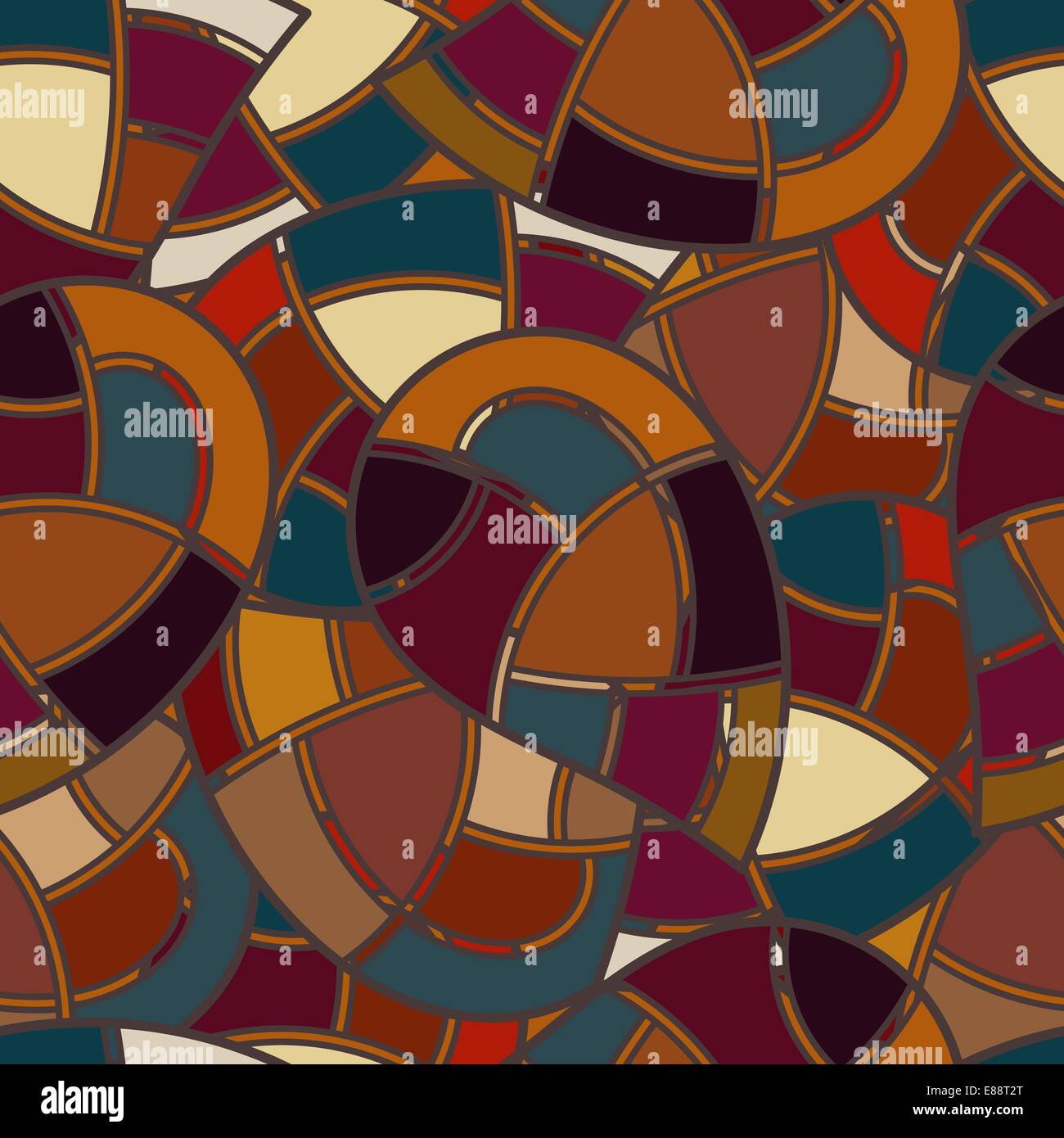 Seamless texture stained glass window Banque d'images vectorielles - Alamy