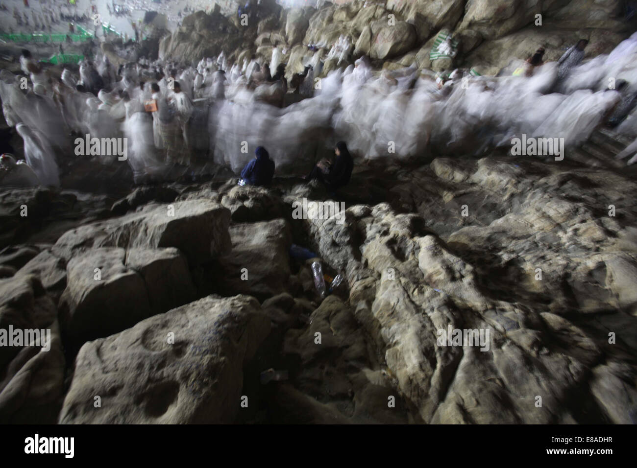 La Mecque, en Arabie Saoudite. 3e oct, 2014. Pèlerins musulmans se ...