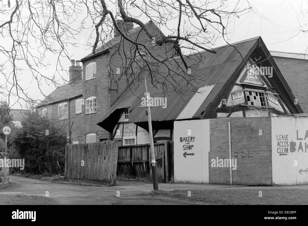 L'original Granny's Lane et à l'ancienne bilton rugby Angleterre durant ...