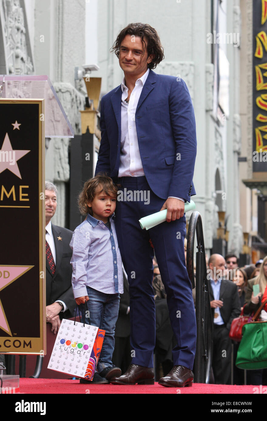 Orlando bloom and flynn christopher bloom Banque de photographies et d ...