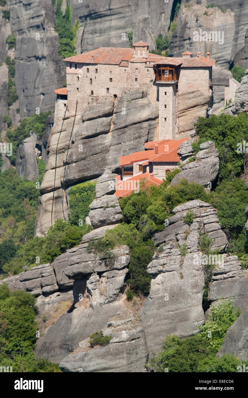 Roussanou monastery meteora greece Banque de photographies et d’images ...