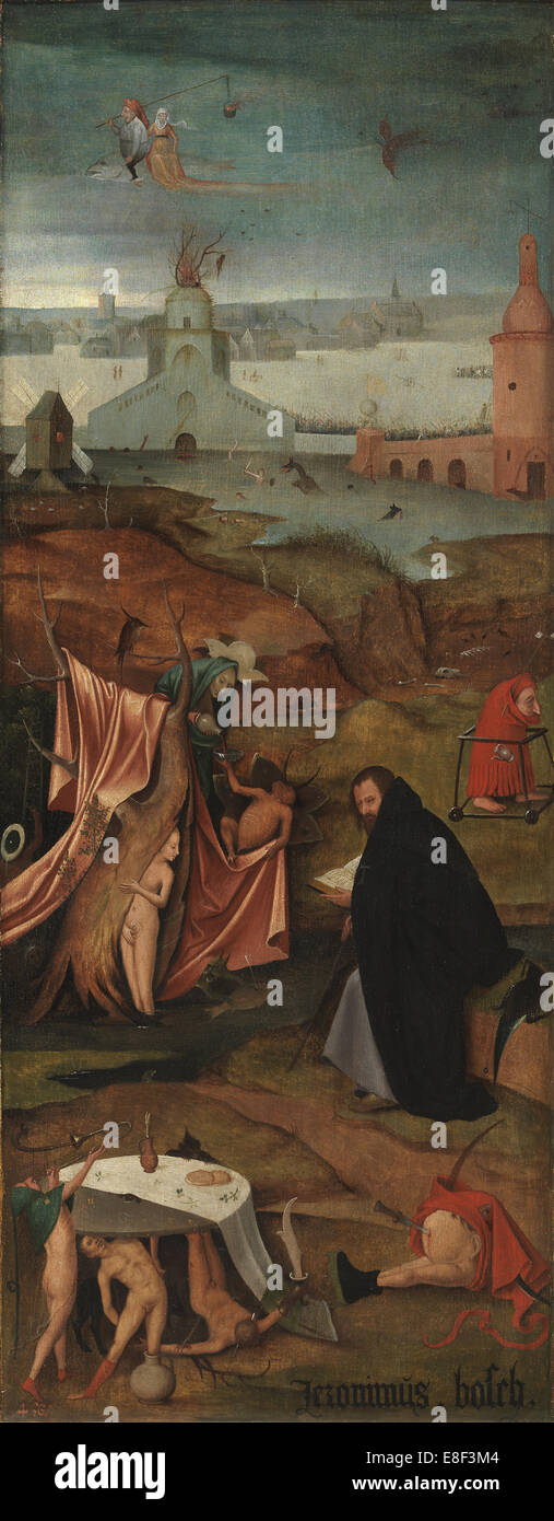 La Tentation de Saint Antoine. Artiste : Bosch, Hieronymus, (école ...