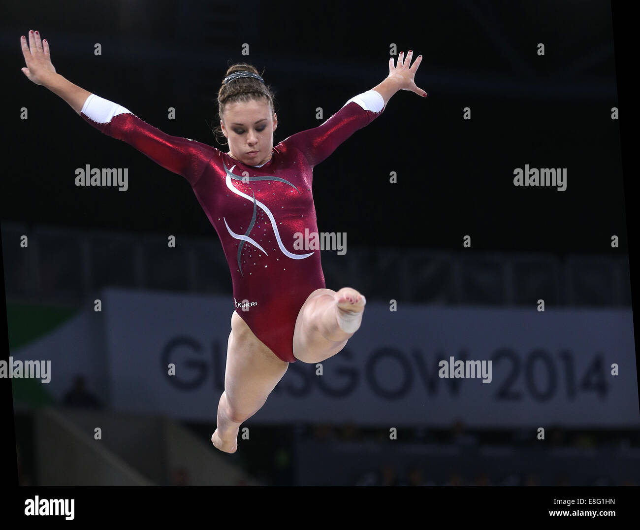 Ruby Harrold (ENG) effectue sur la poutre où a finalement coûté la ...