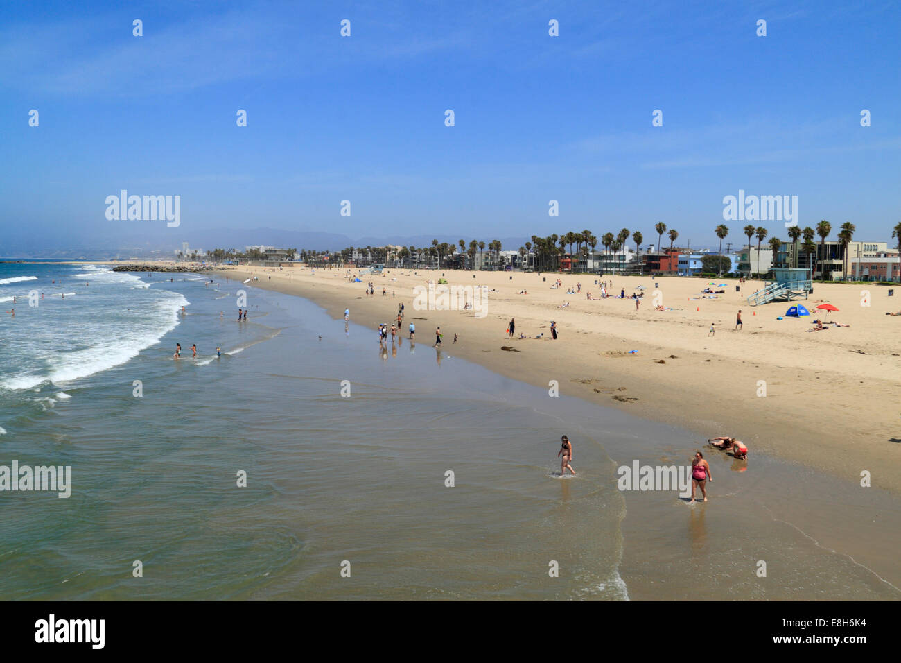 Plages de la plage de venise en californie Banque de photographies et d ...