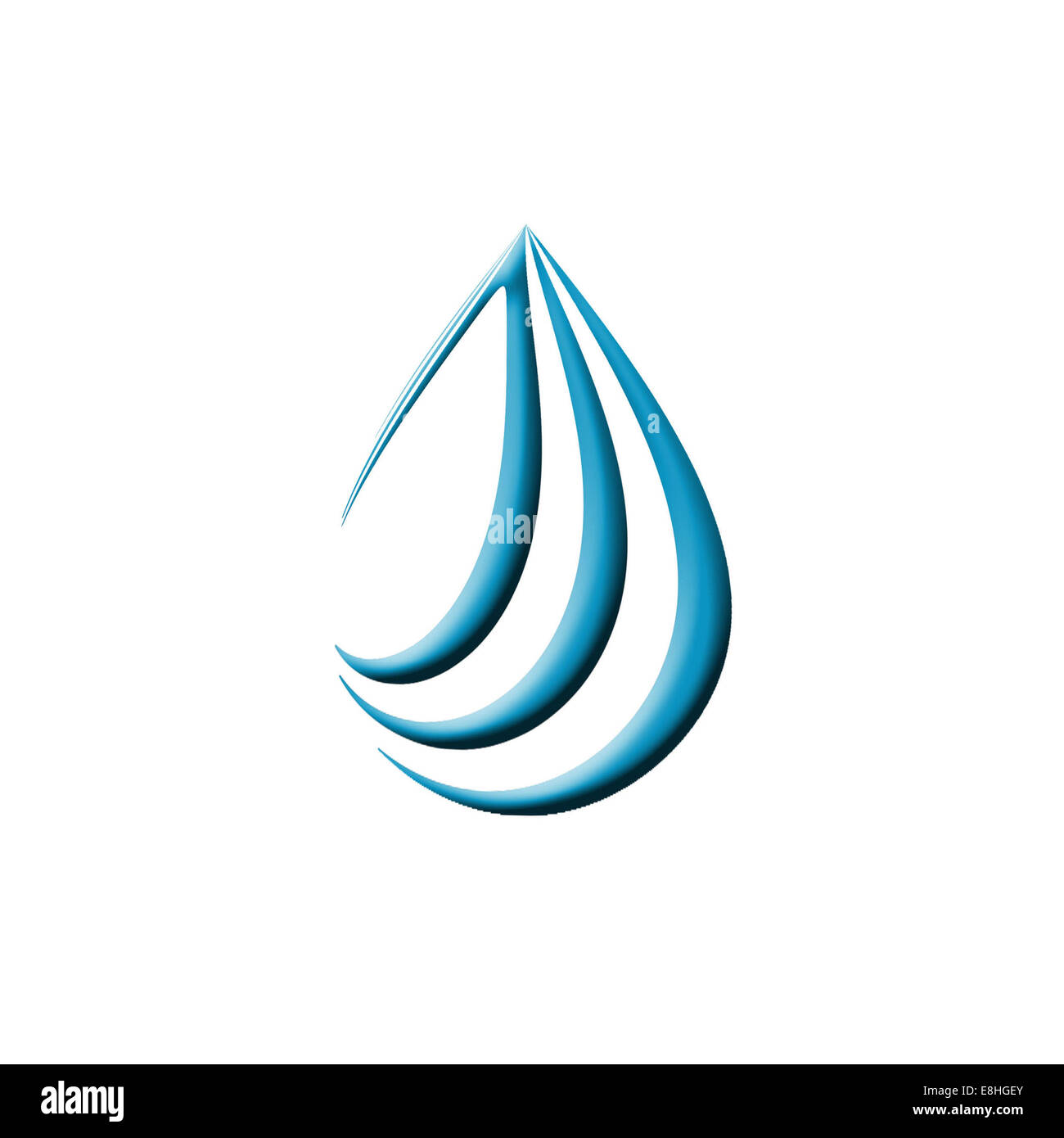 Eau potable logo Banque d'images détourées - Alamy