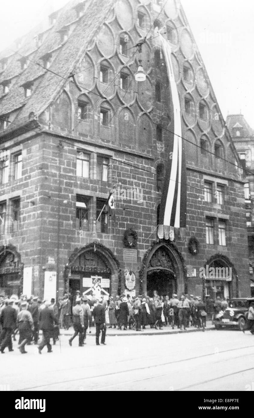 Rallye de Nuremberg 1933 à Nuremberg, Allemagne - membres de la sa ...