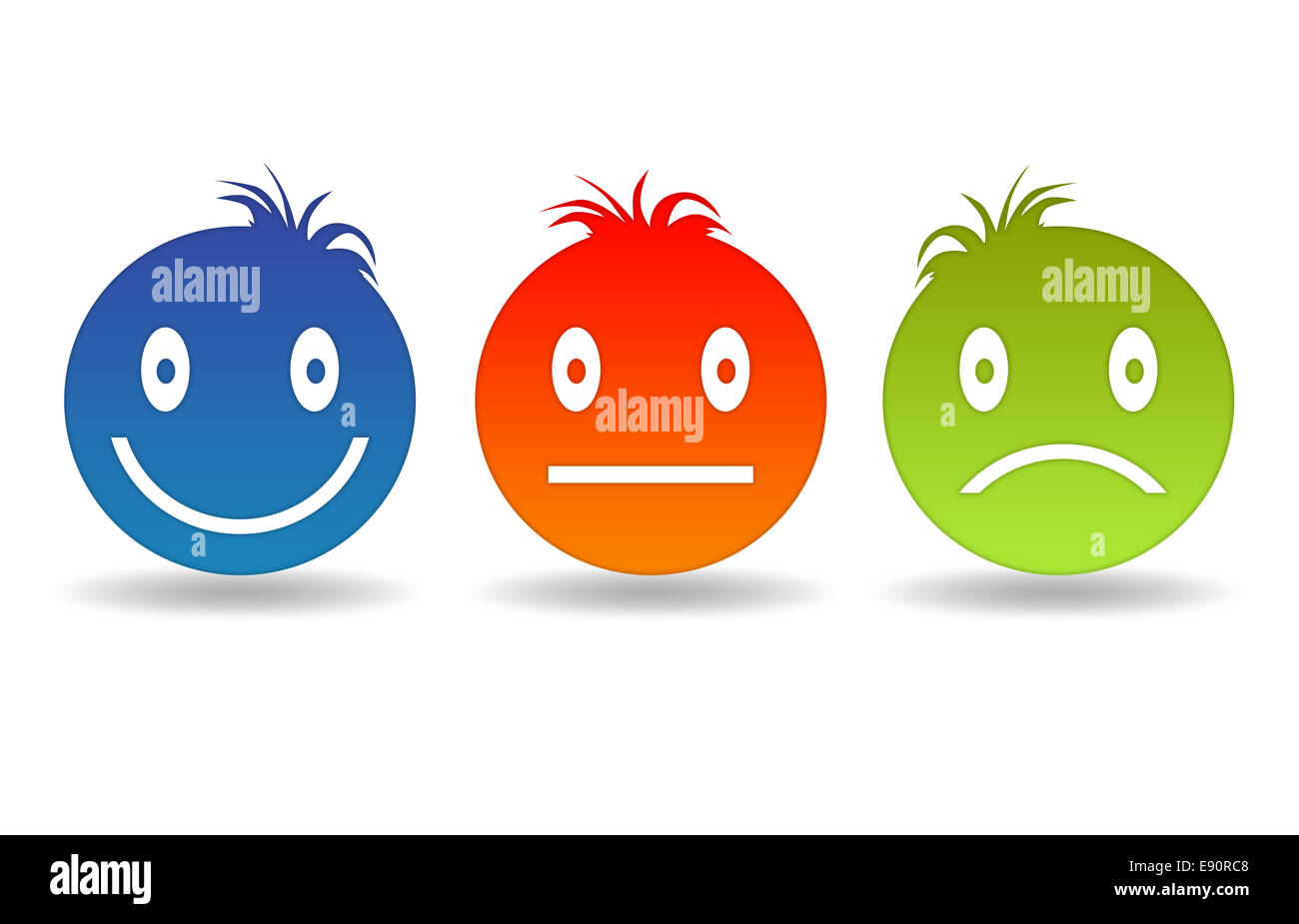 Smiley icons Banque de photographies et d’images à haute résolution - Alamy