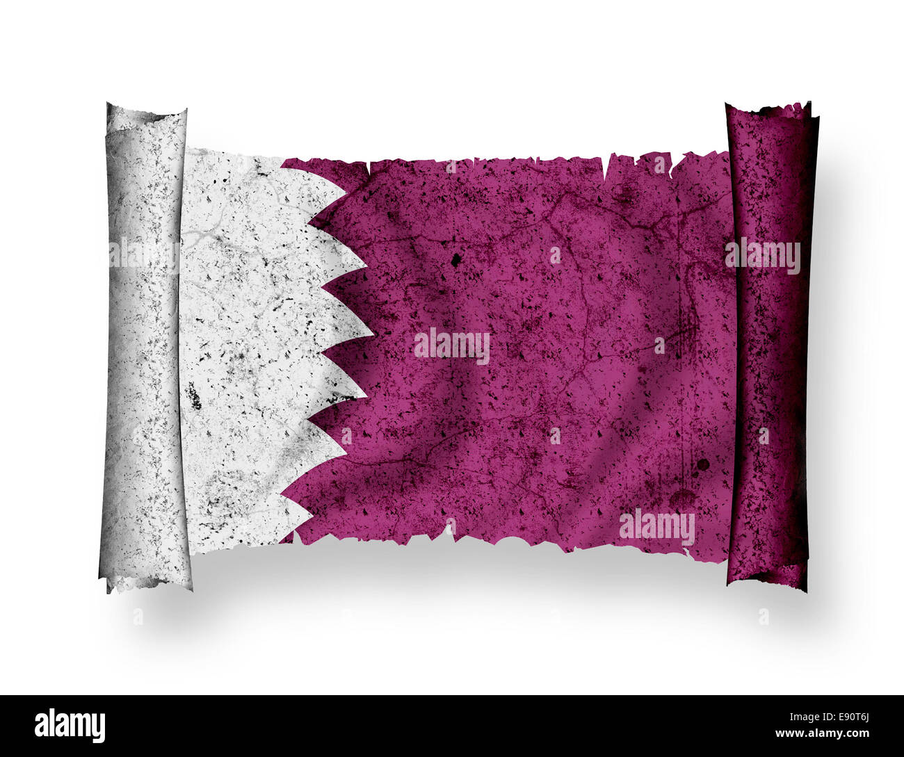 Drapeau du qatar Banque de photographies et d’images à haute résolution ...