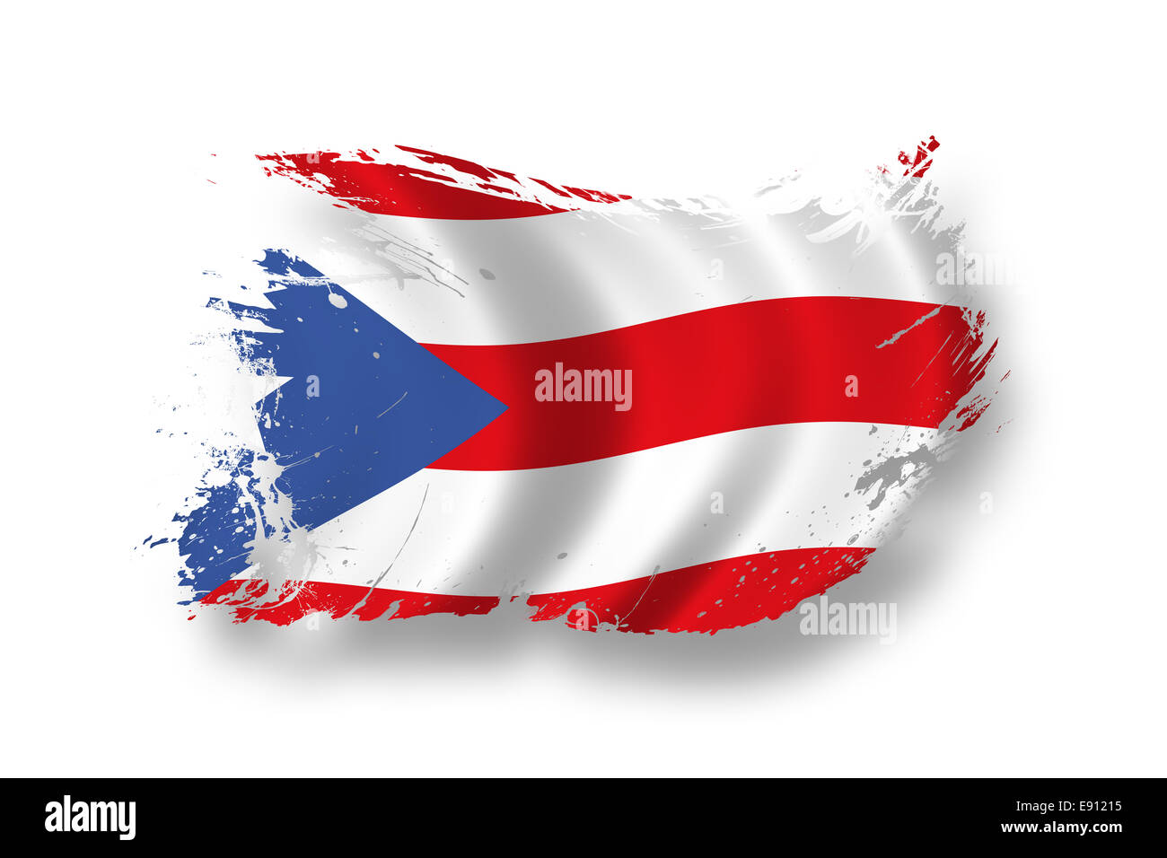 Drapeau de puerto rico Banque de photographies et d’images à haute ...