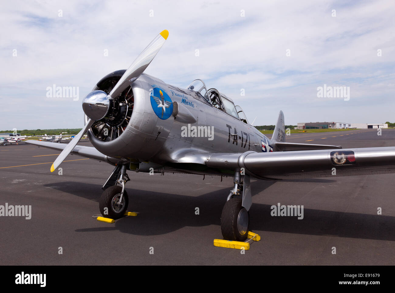 Avion formateur warbird t 6 texan Banque de photographies et d’images à ...