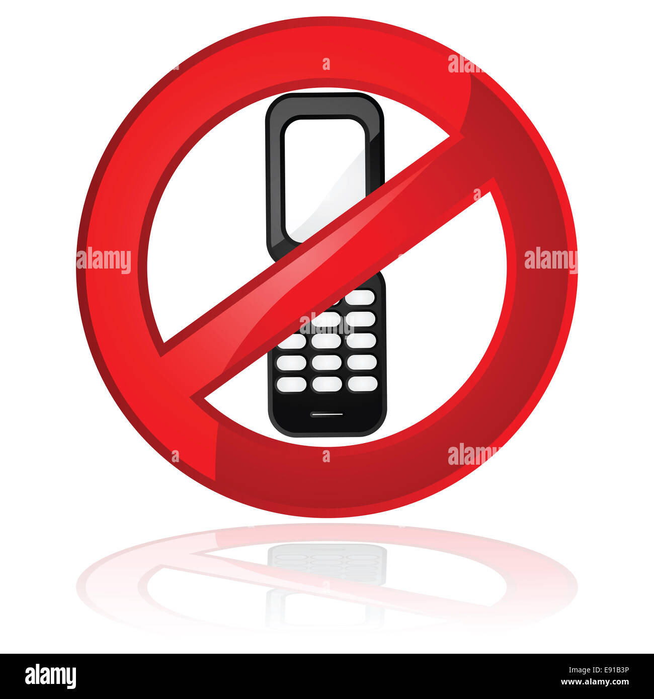 No cell phones allowed Banque de photographies et d’images à haute ...