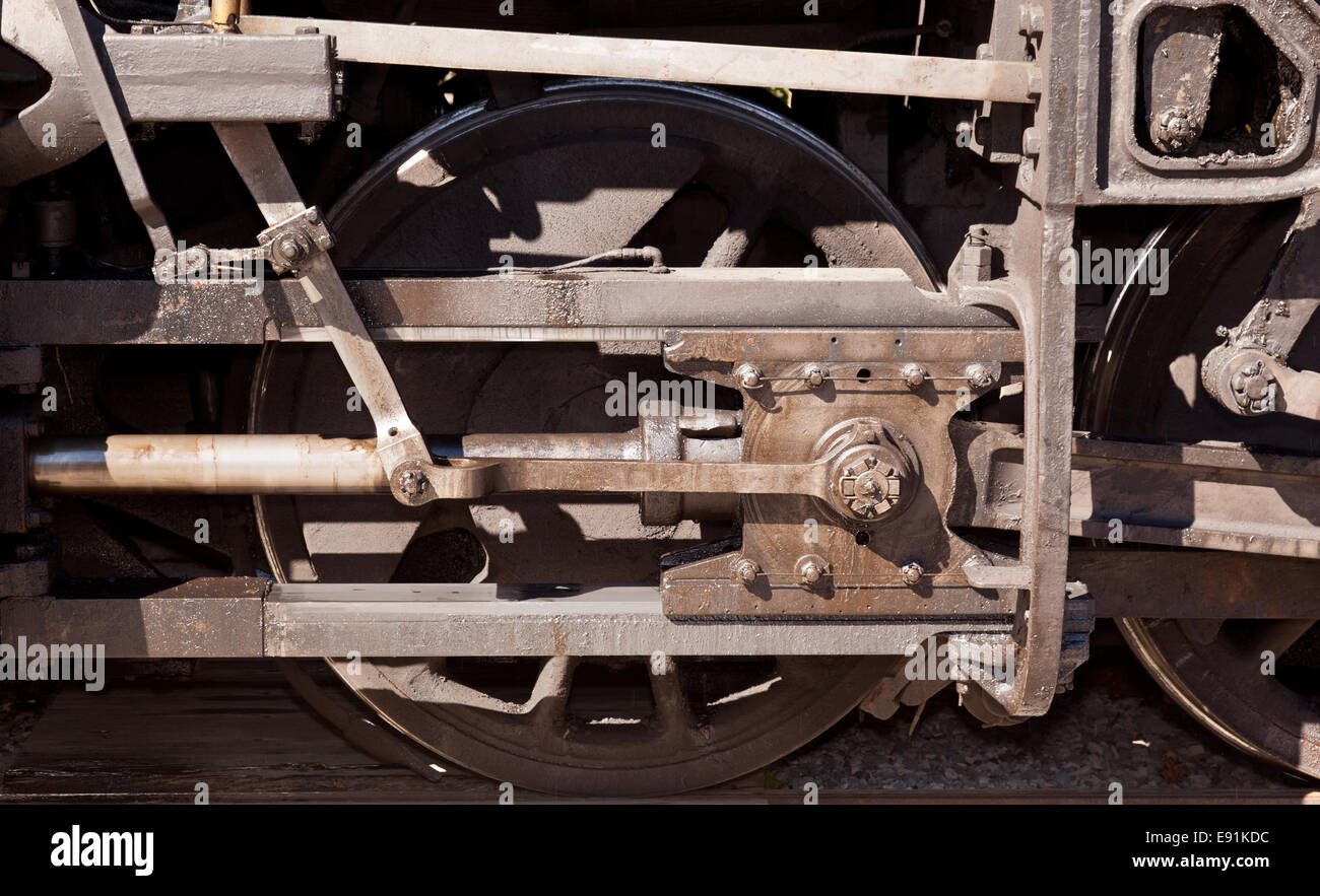 Gros plan des roues du train Banque de photographies et d’images à ...