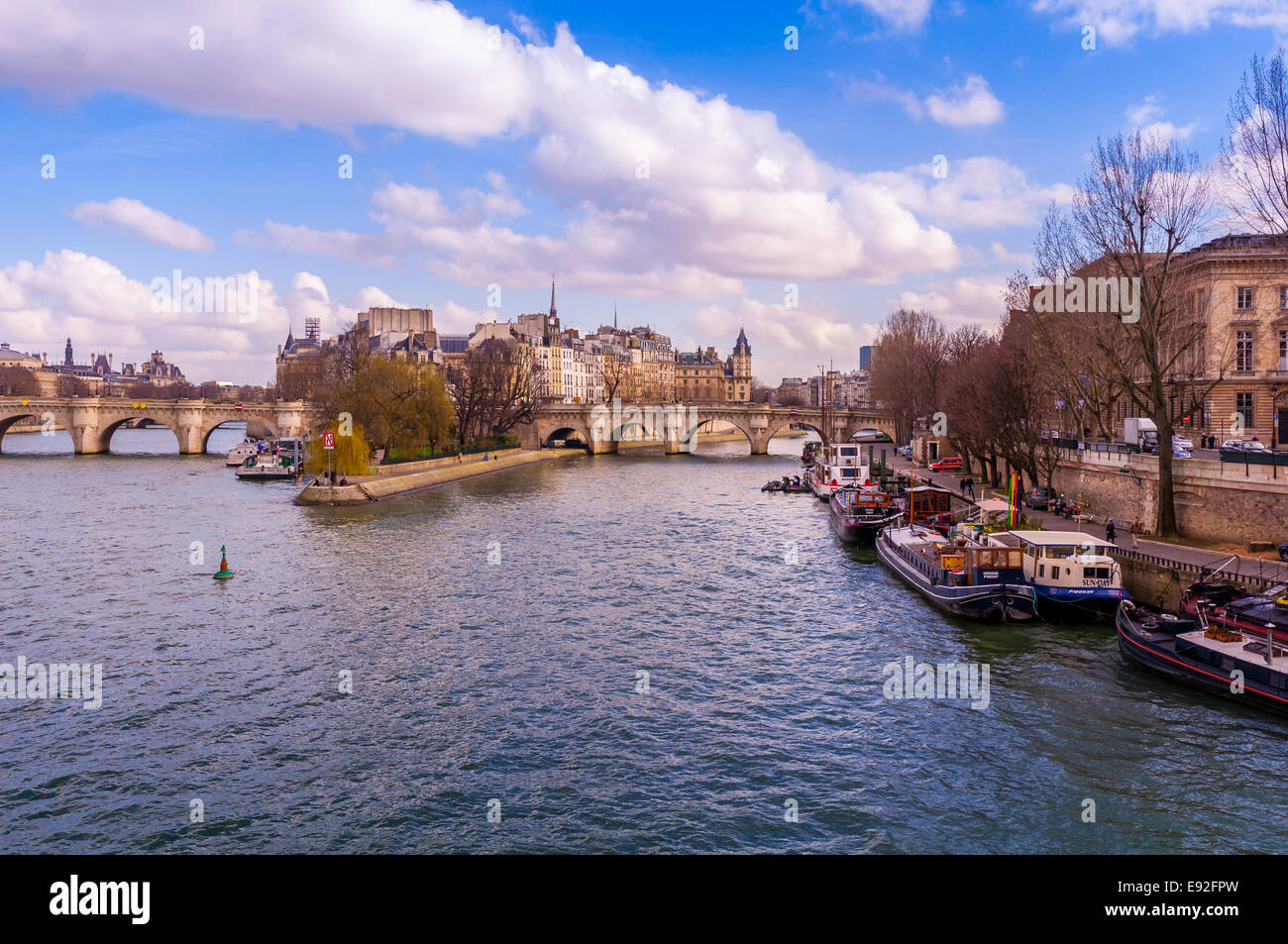 Seine et ile de la cite Banque de photographies et d’images à haute ...