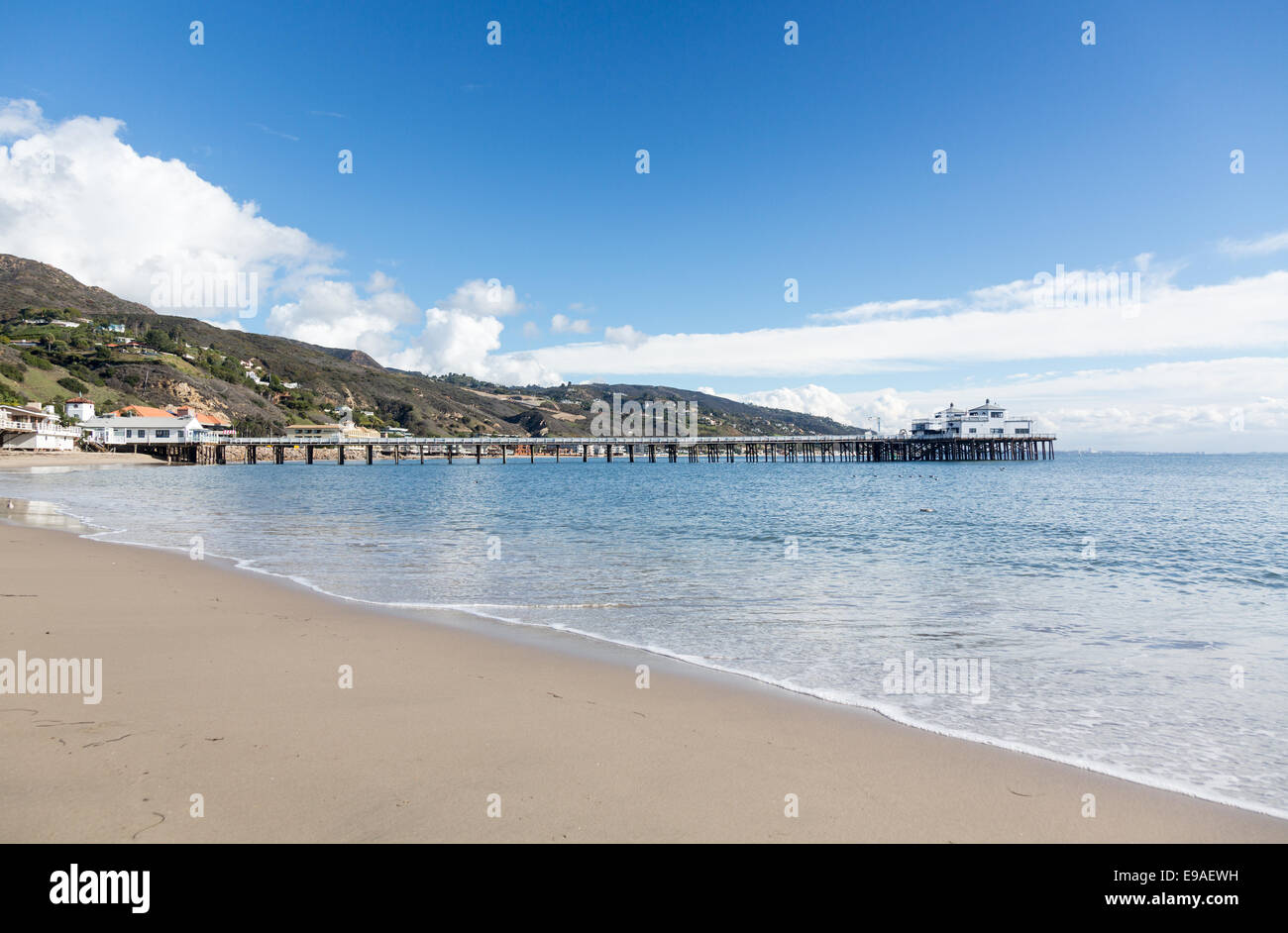 Malibu beach pier Banque de photographies et d’images à haute ...
