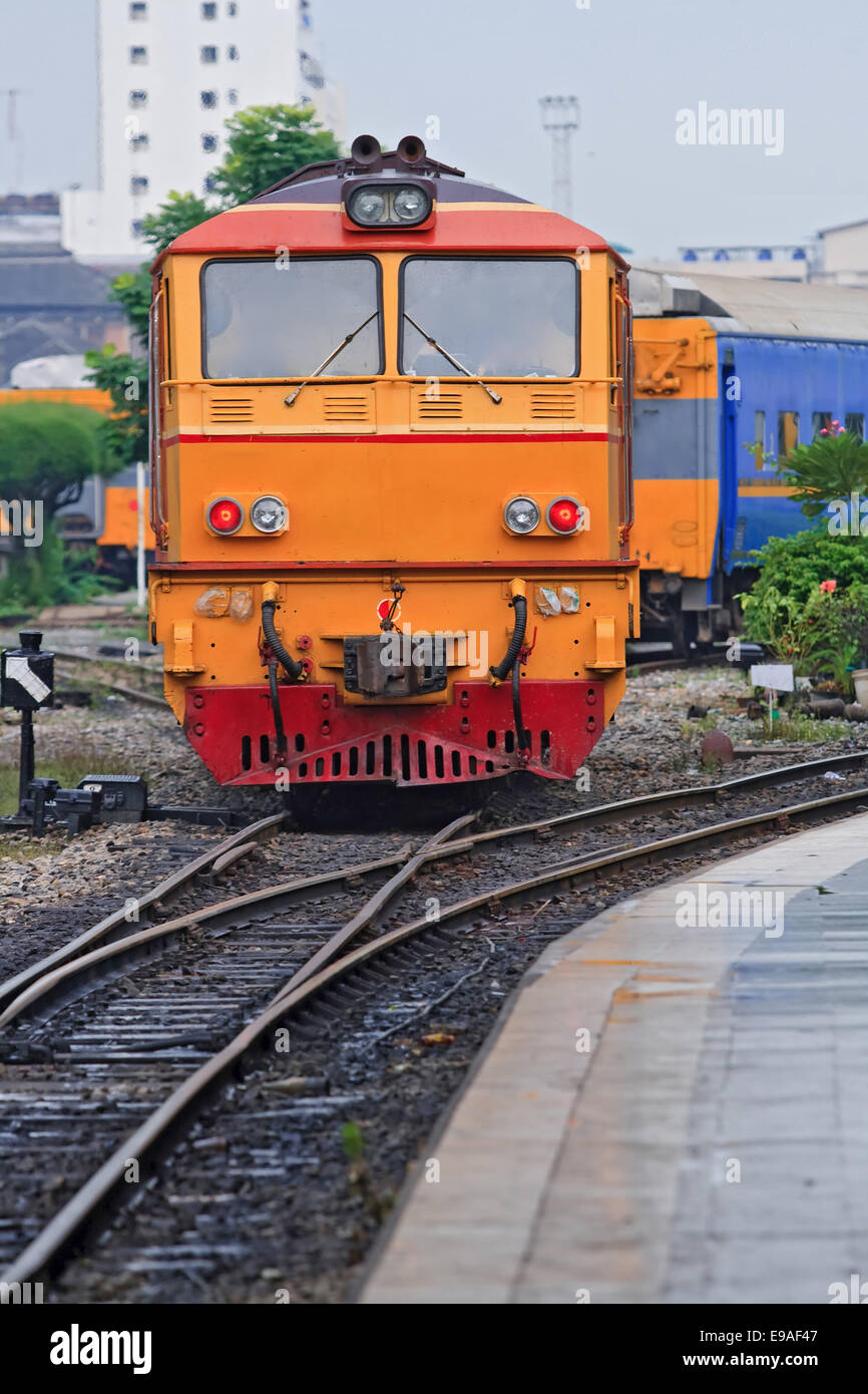 Diesel locomotive train Banque de photographies et d’images à haute ...