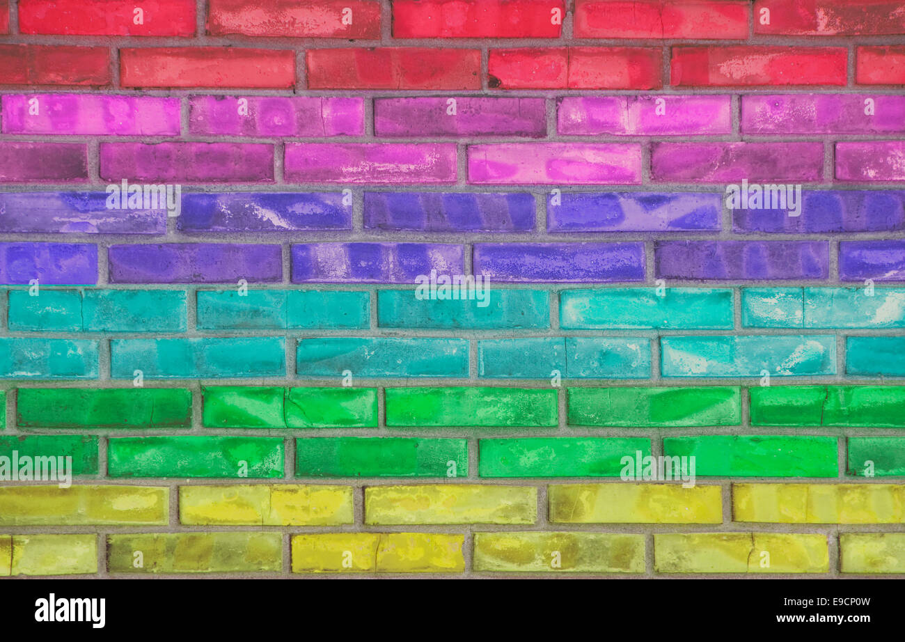 Brique de couleur Banque de photographies et d’images à haute ...