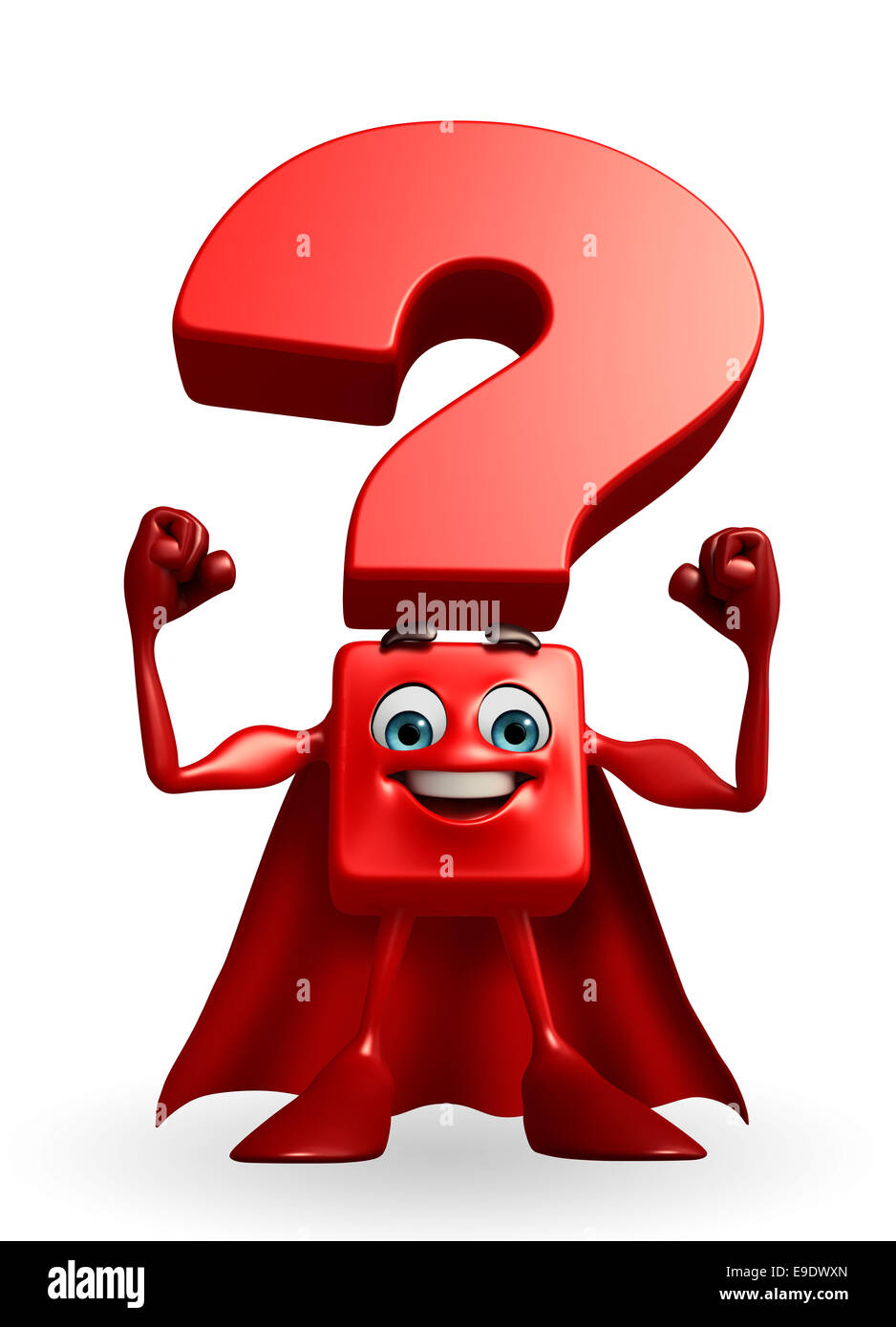 Personnage de Question Mark Photo Stock - Alamy