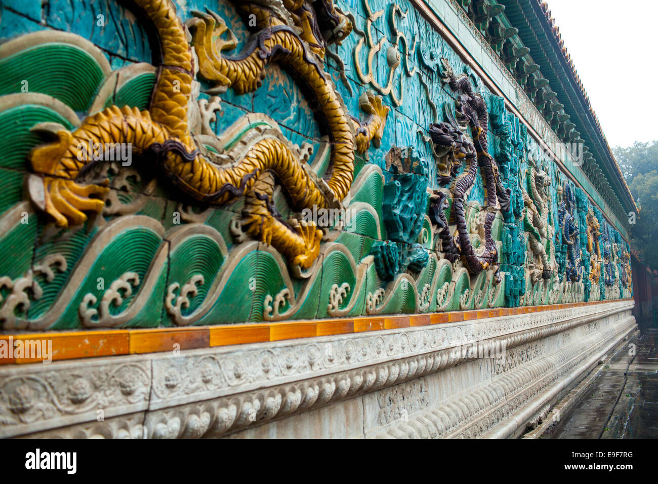 Dragon mural chinese art Banque de photographies et d’images à haute ...